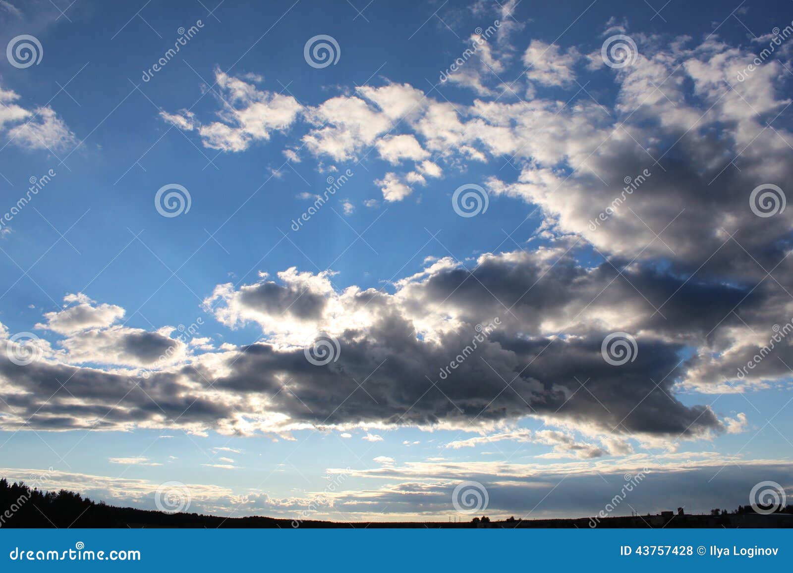 A hidden sun up in the sky stock photo. Image of atmosphere - 43757428