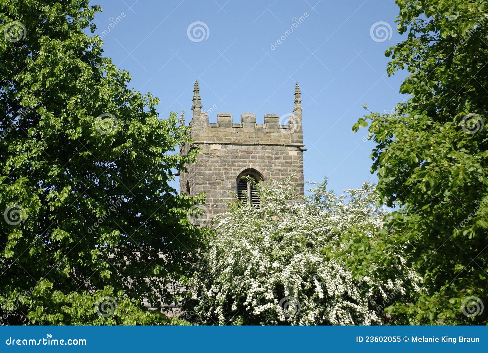 Hidden tower stock image. Image of spire, green, spires - 23602055