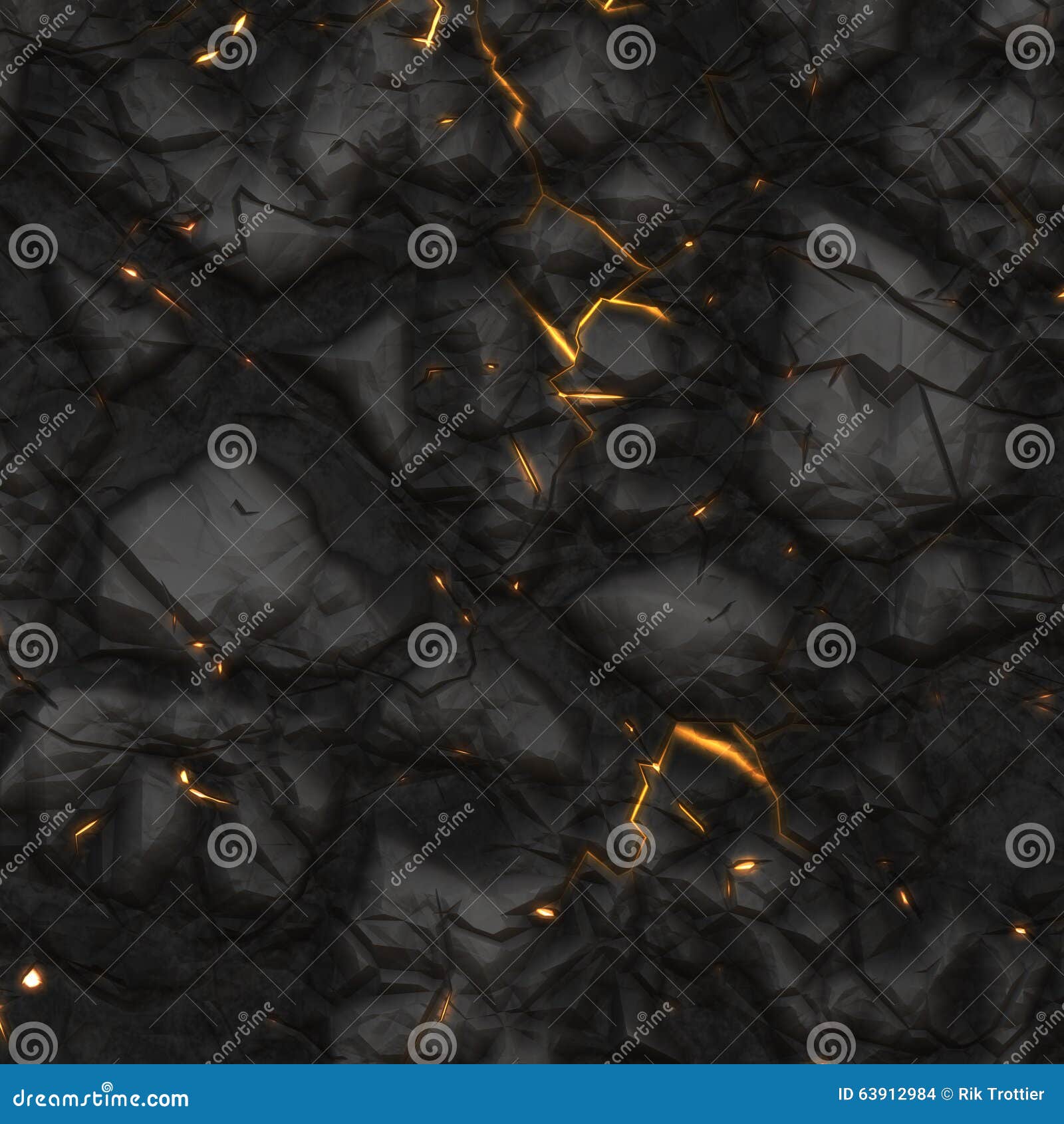 Glowing cracks rock stock illustration. Illustration of layer - 63912984