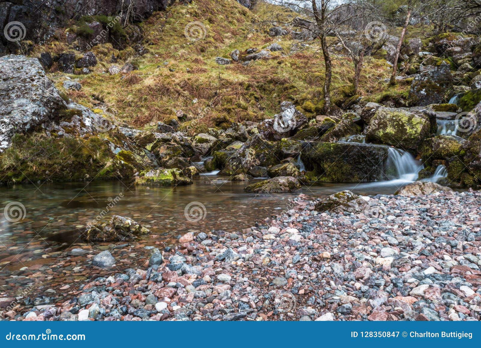 Hidden Valley Scotland stock image. Image of natural - 128350847