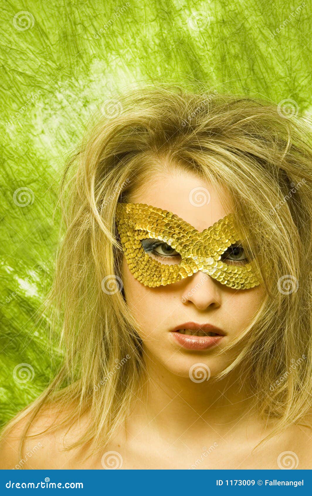 Hidden woman stock image. Image of golden, pose, portrait - 1173009