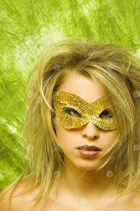 Hidden woman stock image. Image of golden, pose, portrait - 1173009