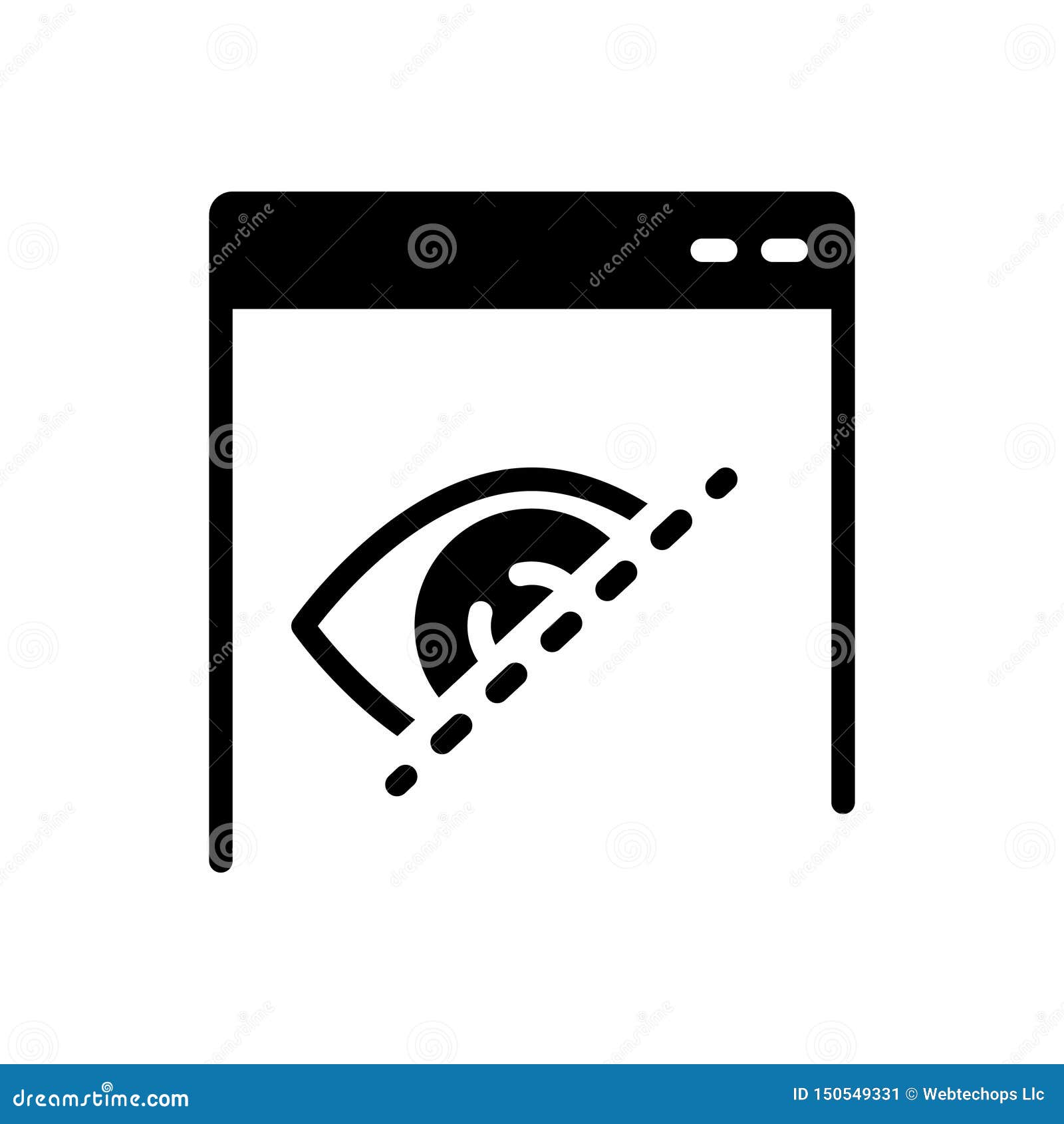 Black Solid Icon for Hide, Conceal and Secrete Stock Vector ...