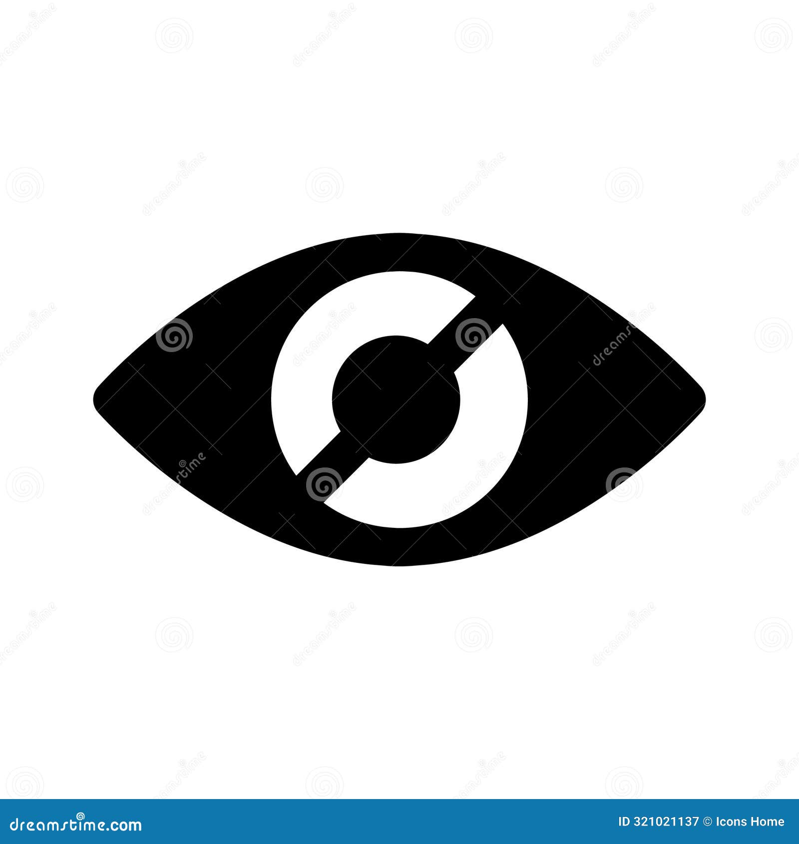 Hide Icon Design, User Interface Vector Stock Vector - Illustration of ...