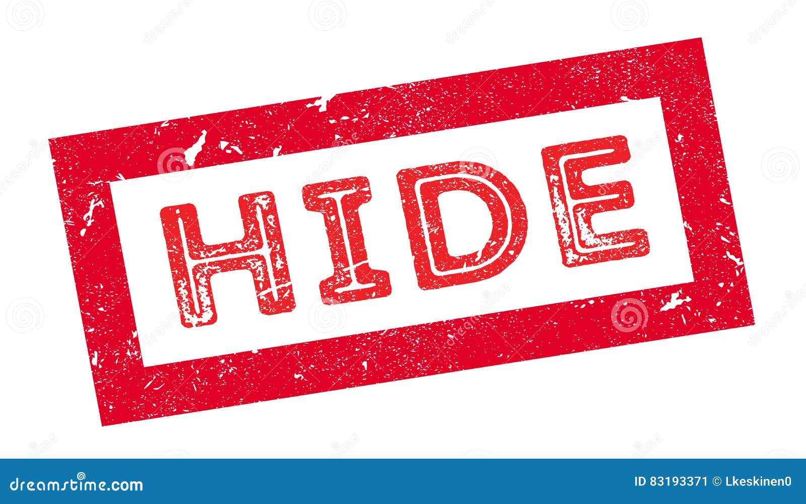Hide rubber stamp stock illustration. Illustration of grunge - 83193371