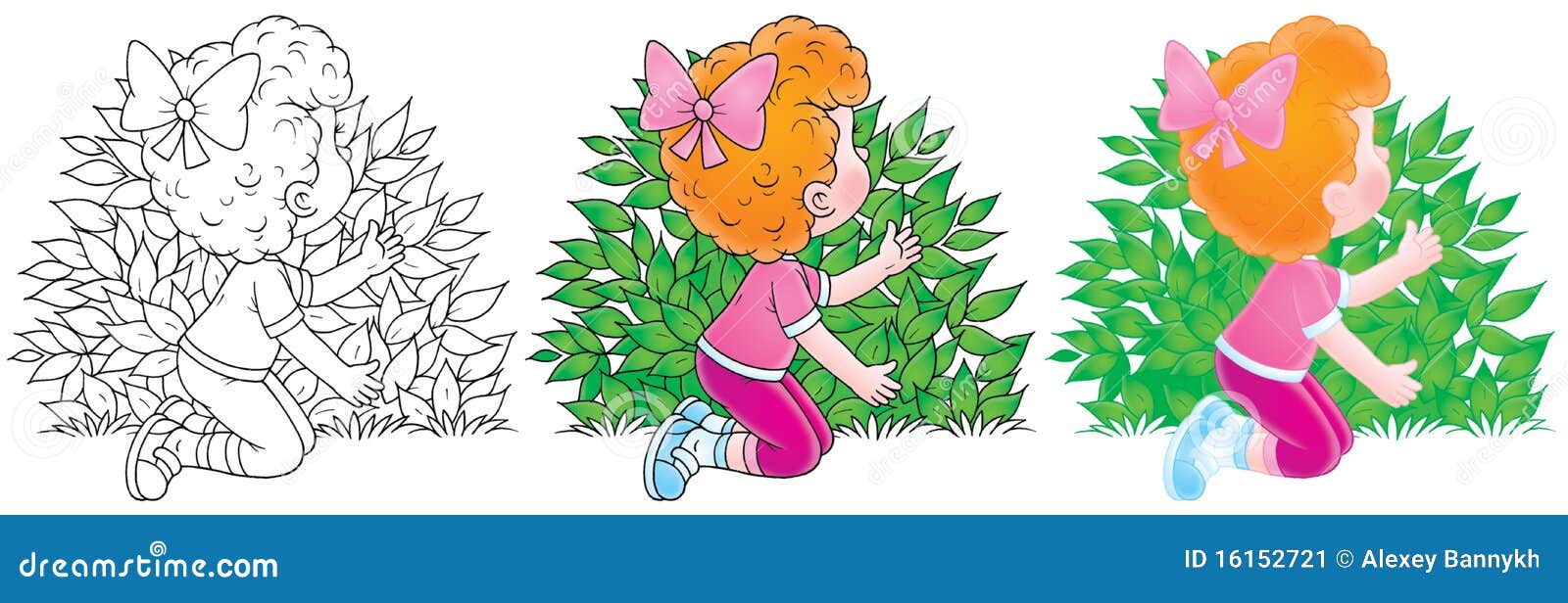 Hide And Seek Stock Illustration Illustration Of Small 16152721 0140