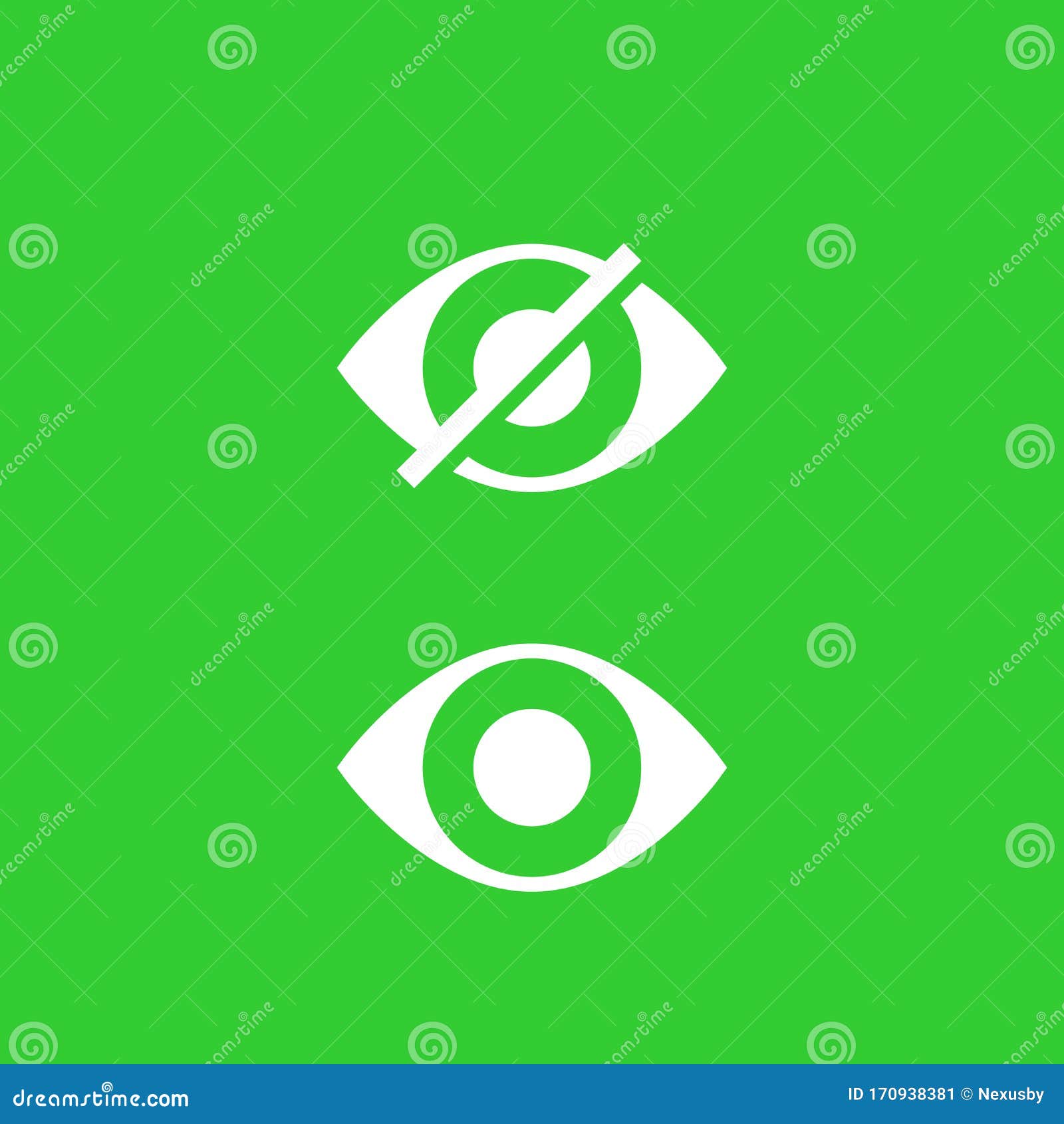 Hide, Show Vector Icons with Eye Stock Vector - Illustration of logo ... Hide, Show Vector Icons with Eye Stock Vector - Illustration of logo ...