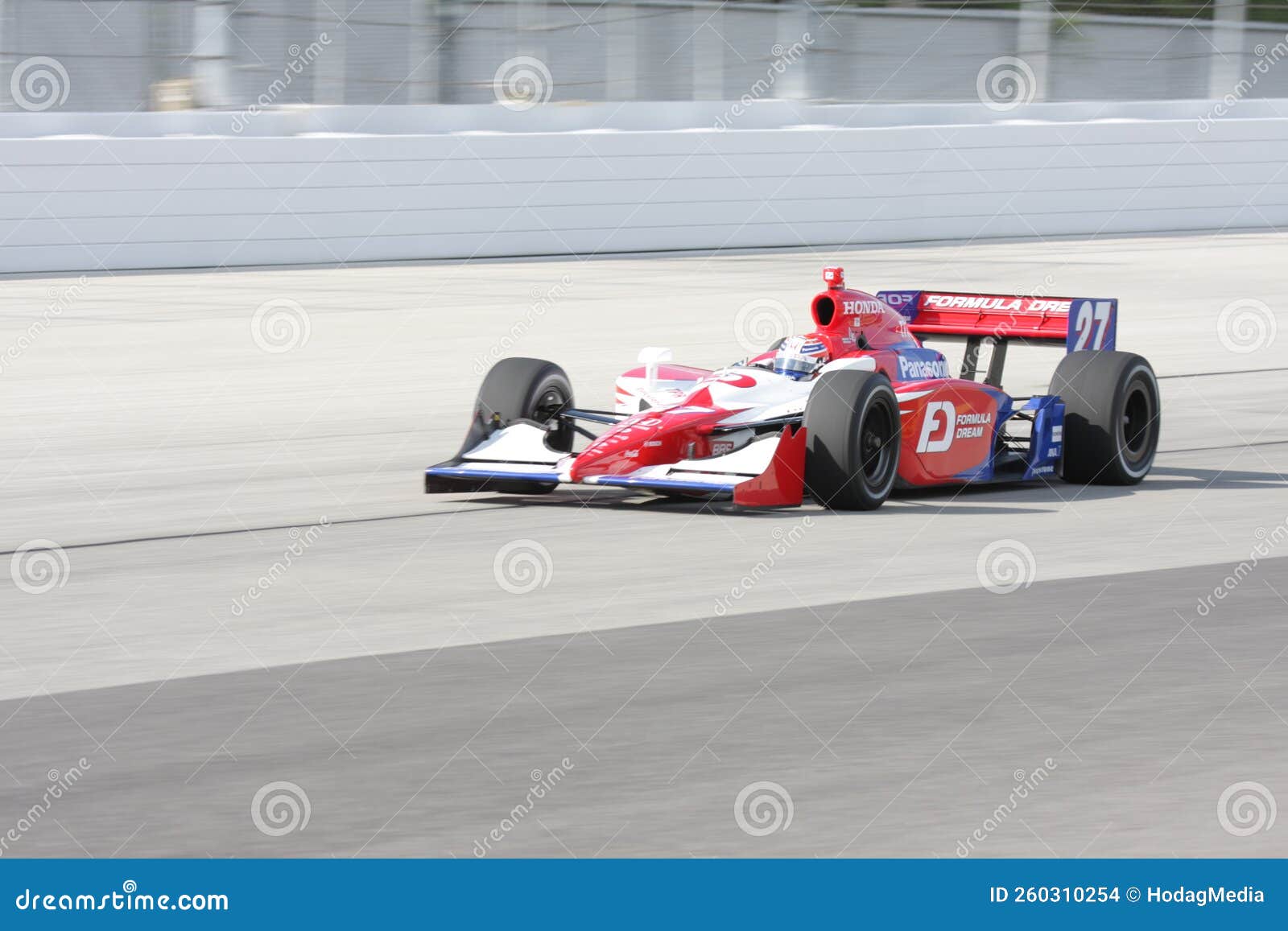 Hideki Mutoh IndyCar Series Milwaukee Mile 2008 Editorial Stock Image ...