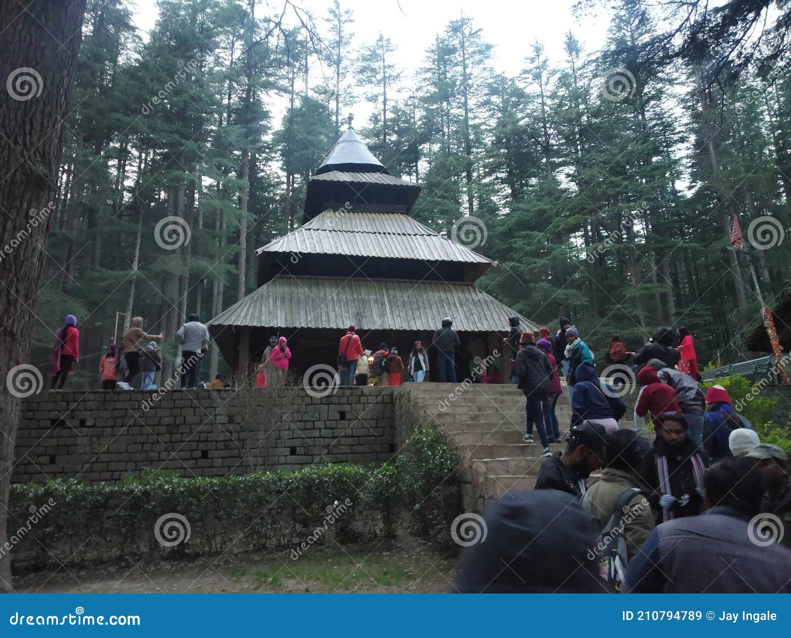 Hidimba Devi Temple editorial stock image. Image of devi - 210794789