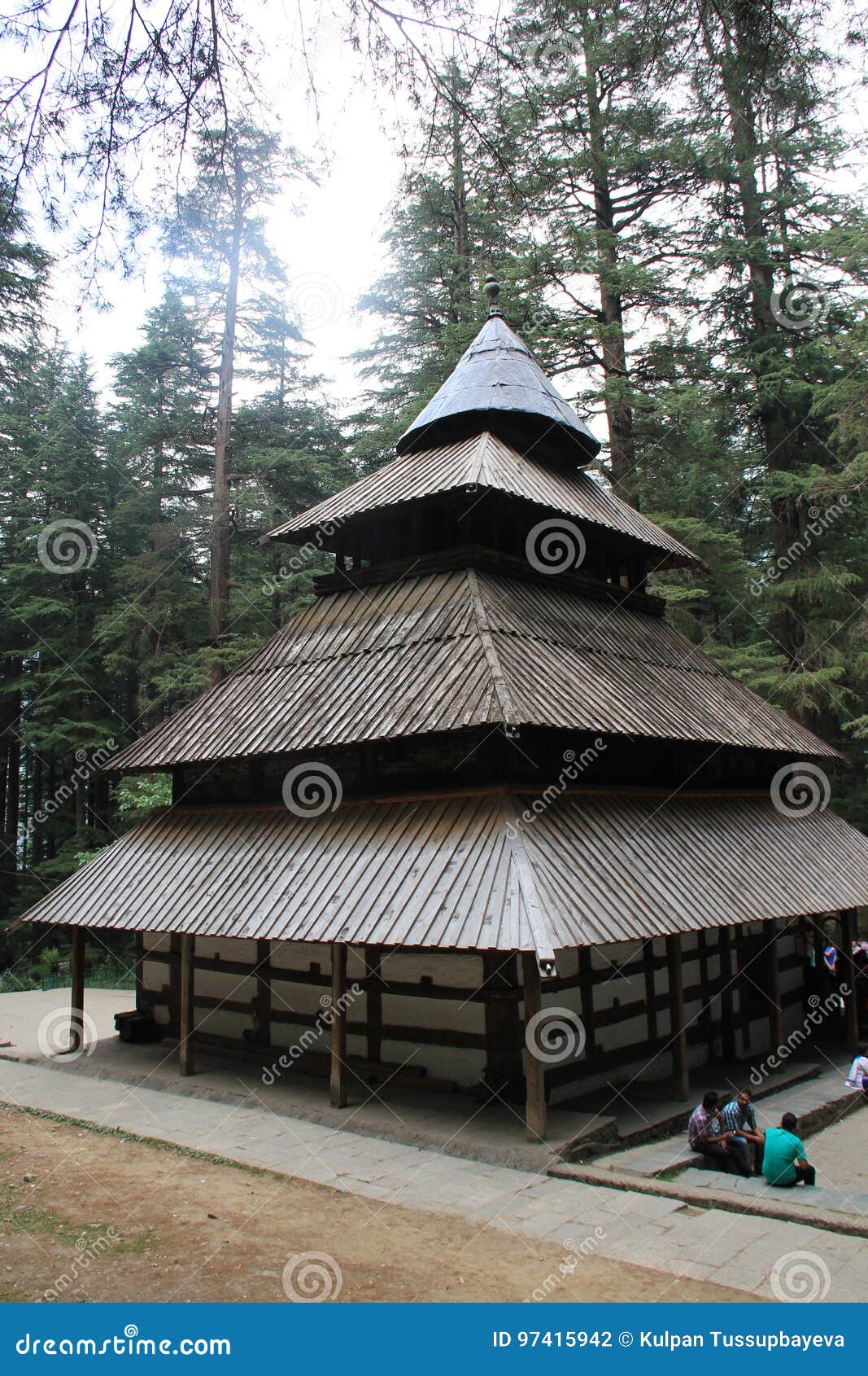 Hidimba Devi Temple editorial photography. Image of himalaya - 97415942