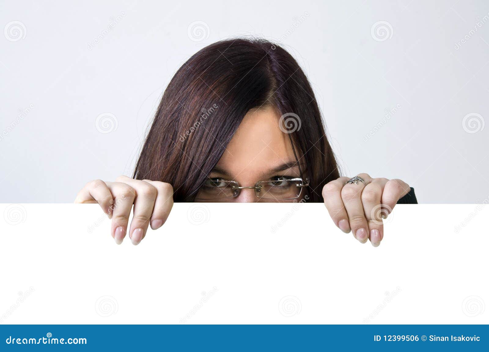 Hiding stock photo. Image of glamour, copyspace, beauty - 12399506