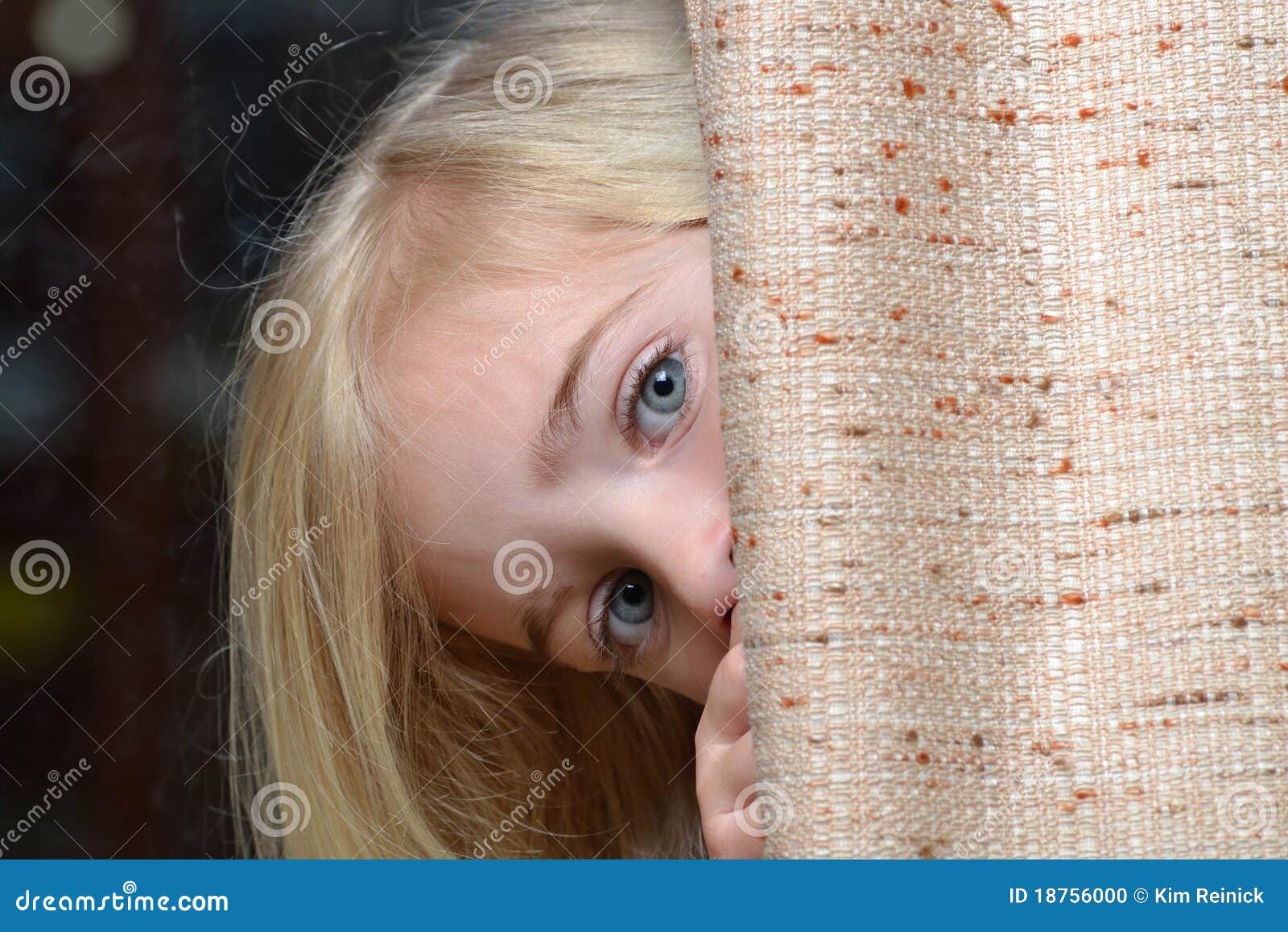 Hiding stock photo. Image of child, fear, silly, little - 18756000