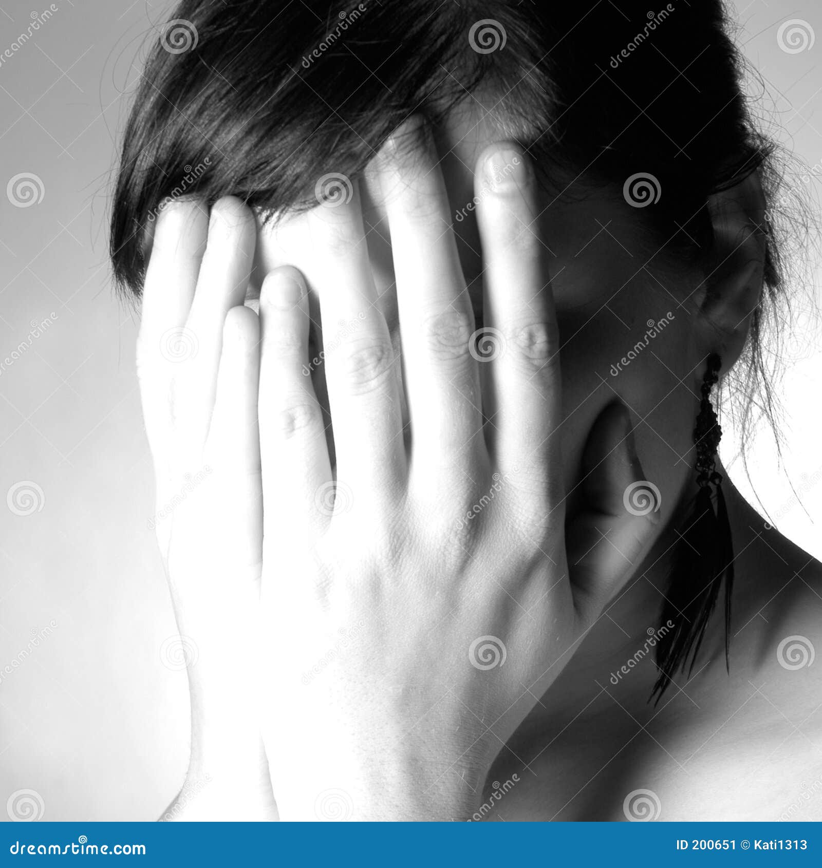 Hiding behind stock image. Image of female, shocked, portrait - 200651
