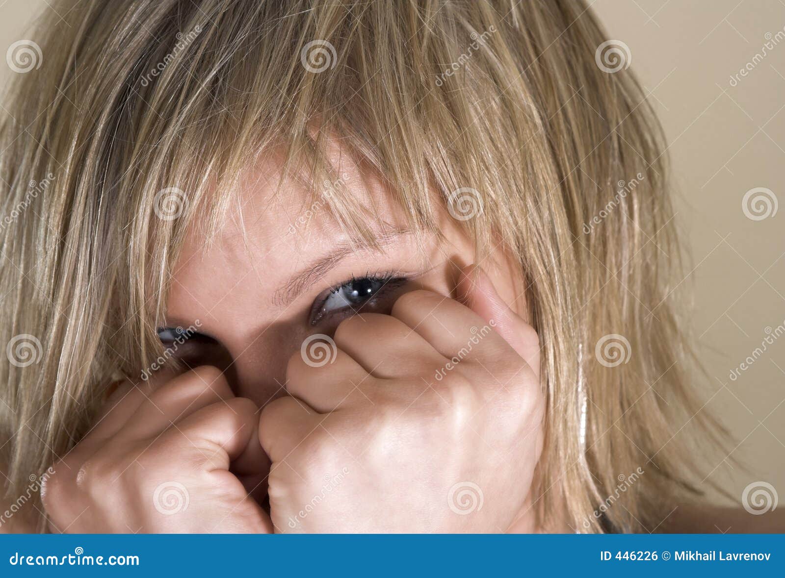 Hiding the face stock photo. Image of hiding, lovely, light - 446226