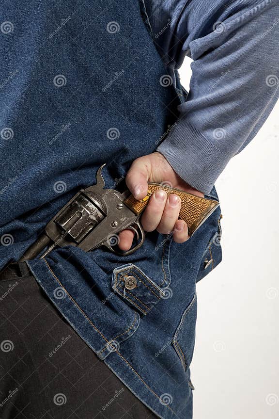 Hiding gun stock image. Image of bandit, mafia, outlaw - 40749719