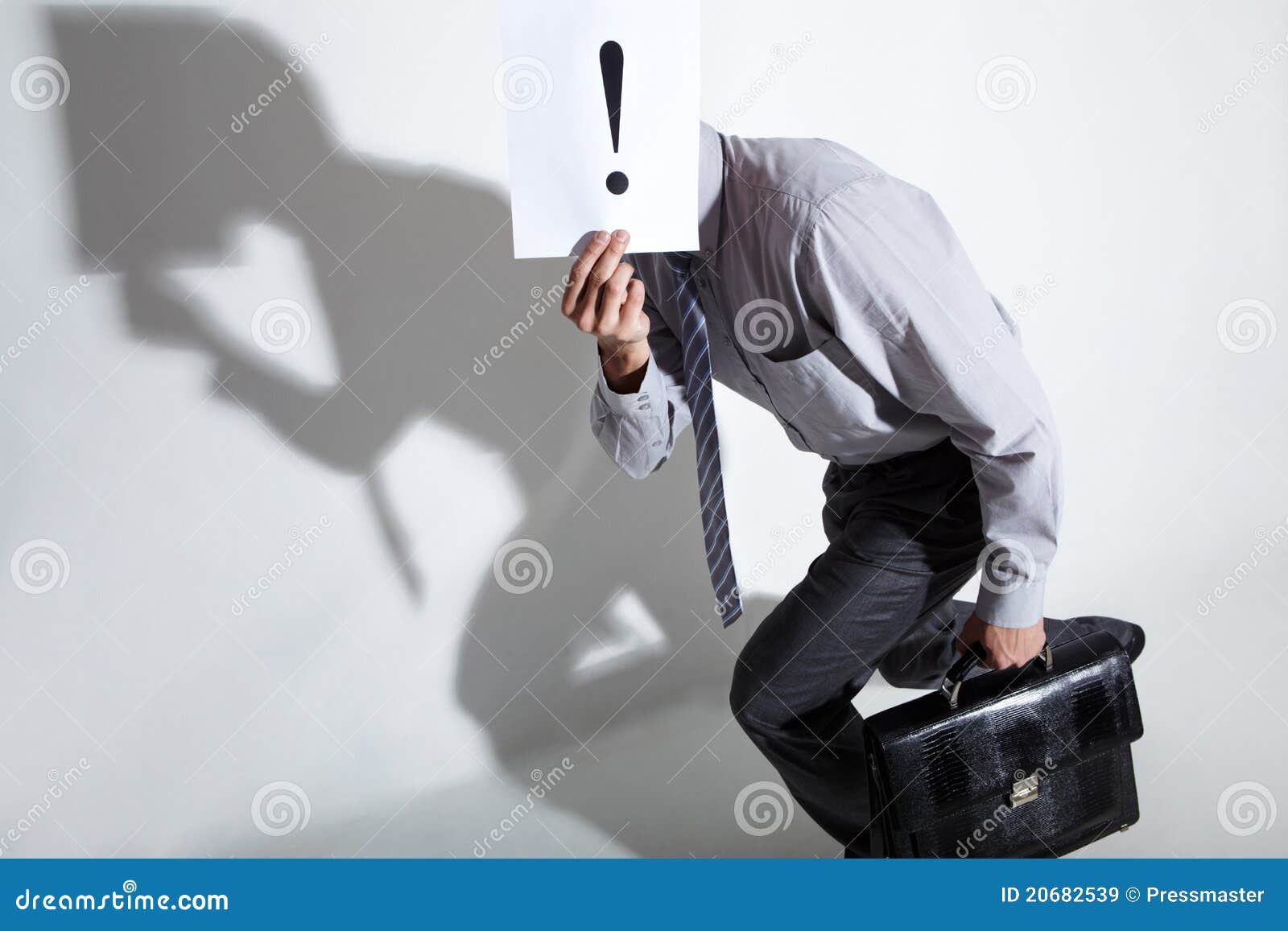 Hiding man stock image. Image of idea, isolated, collar - 20682539