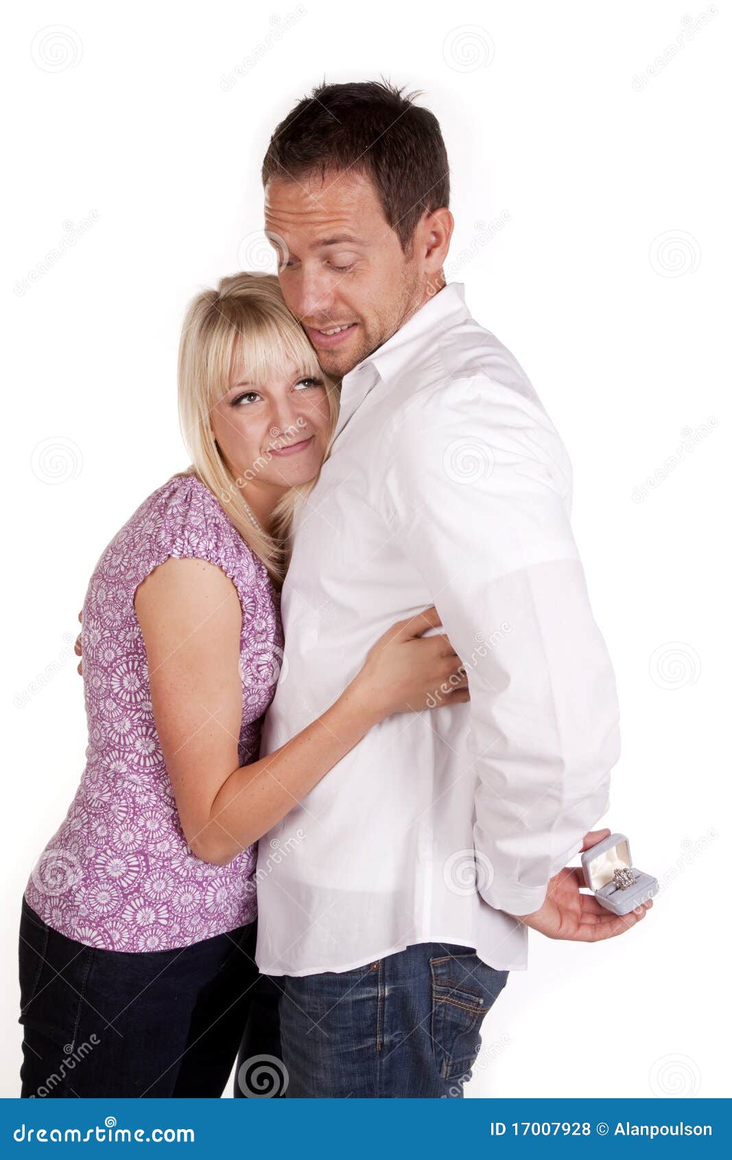 Hiding ring behind back stock photo. Image of present - 17007928