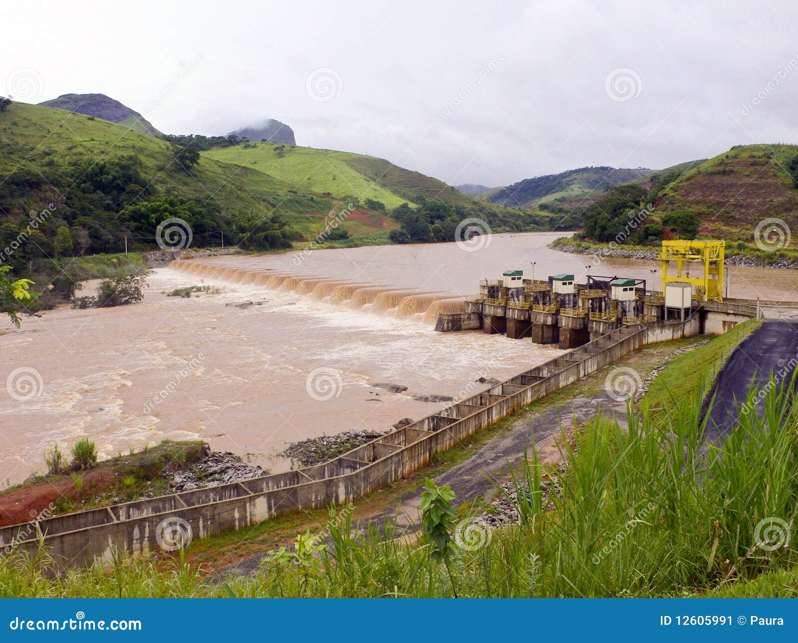 Hidro Electric Power Plant stock image. Image of belt - 12605991
