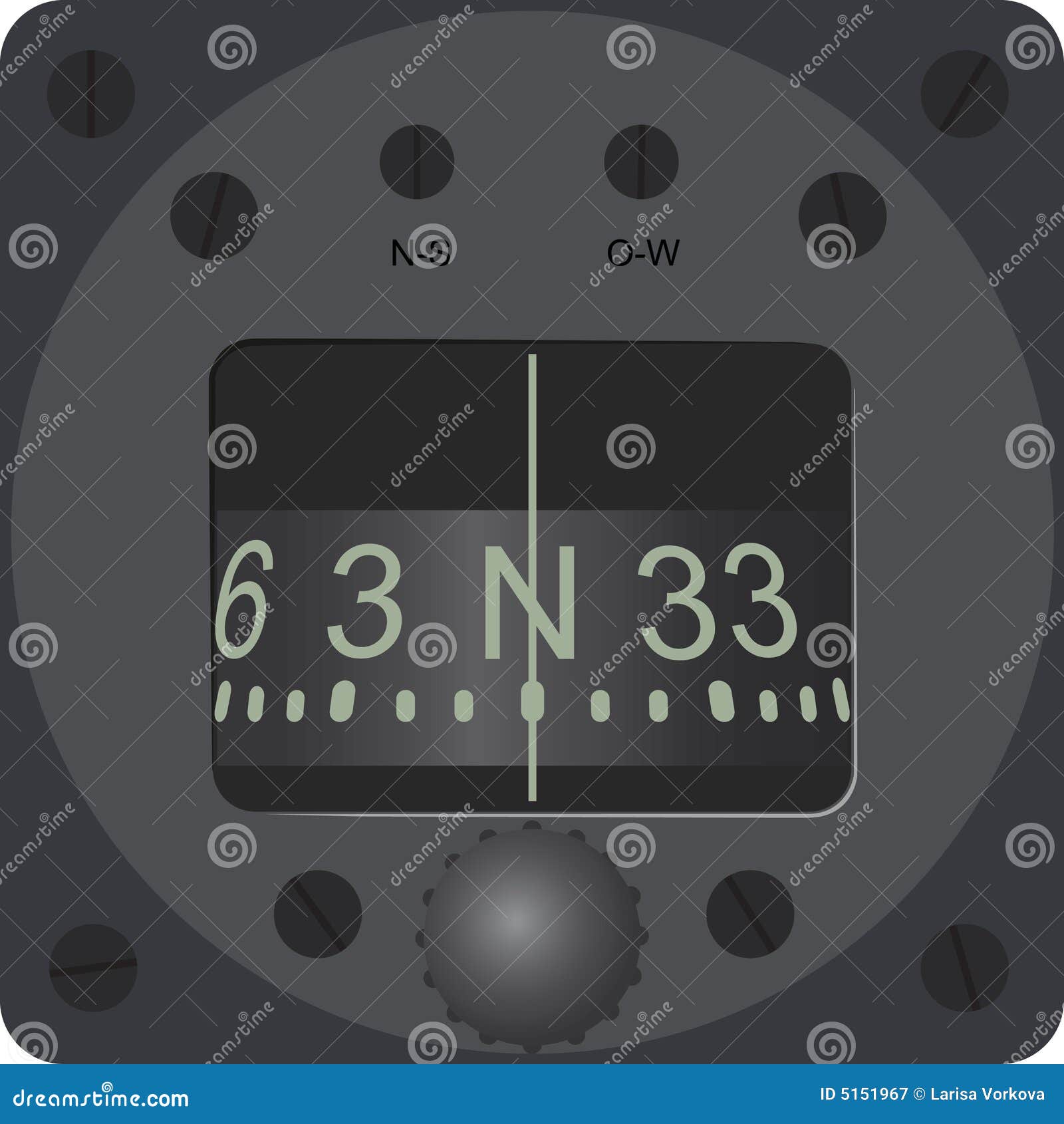 Hidrocompass Cartoon Vector | CartoonDealer.com #5151967