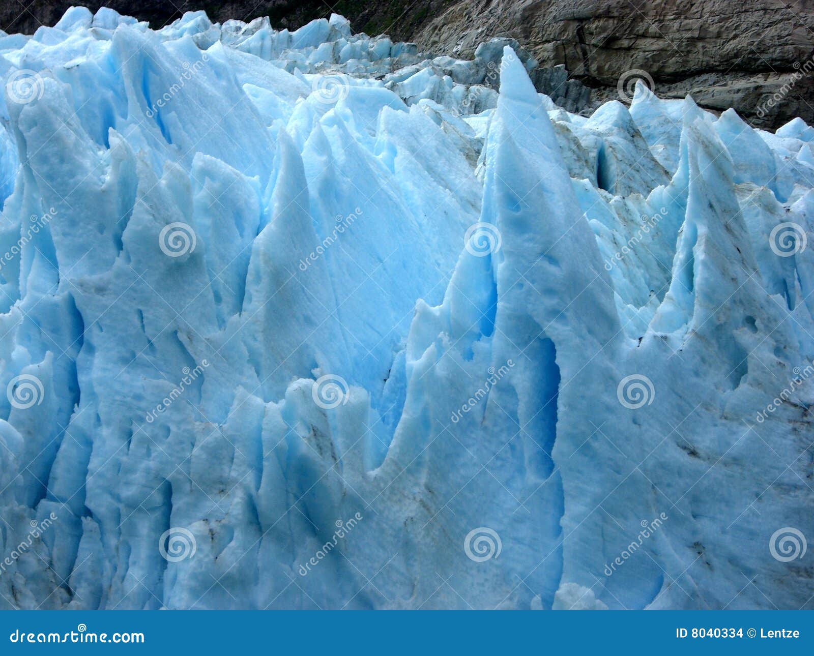 Hielo azul del glaciar foto de archivo. Imagen de glaciar - 8040334