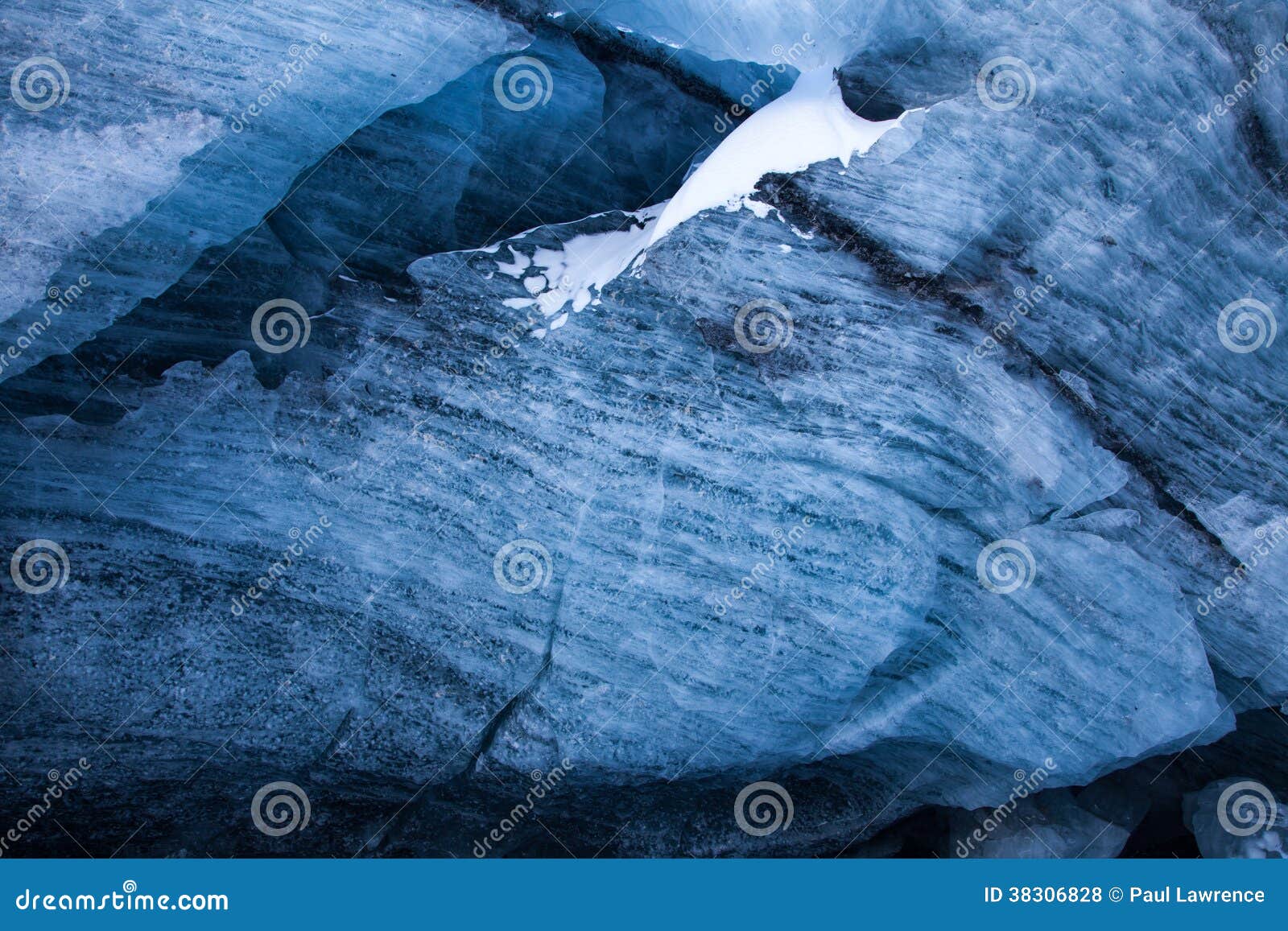 Hielo azul glacial foto de archivo. Imagen de clima, glacial - 38306828