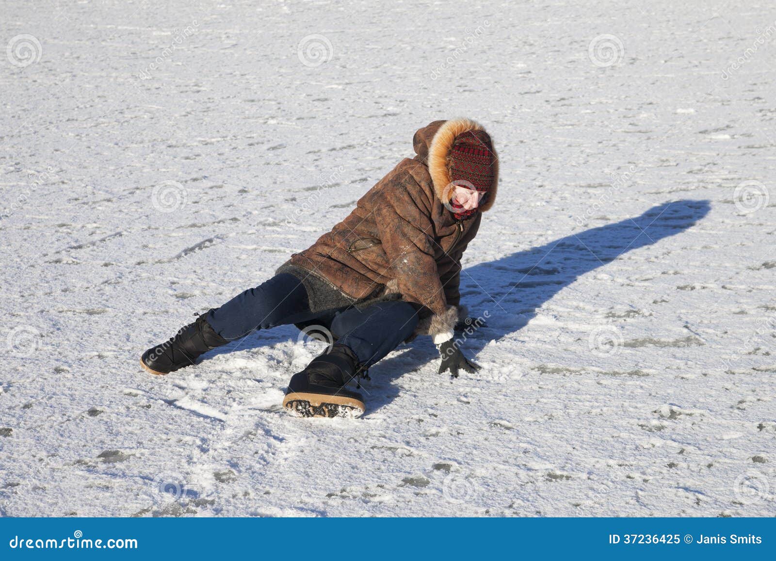 Hielo resbaladizo. imagen de archivo. Imagen de adulto - 37236425