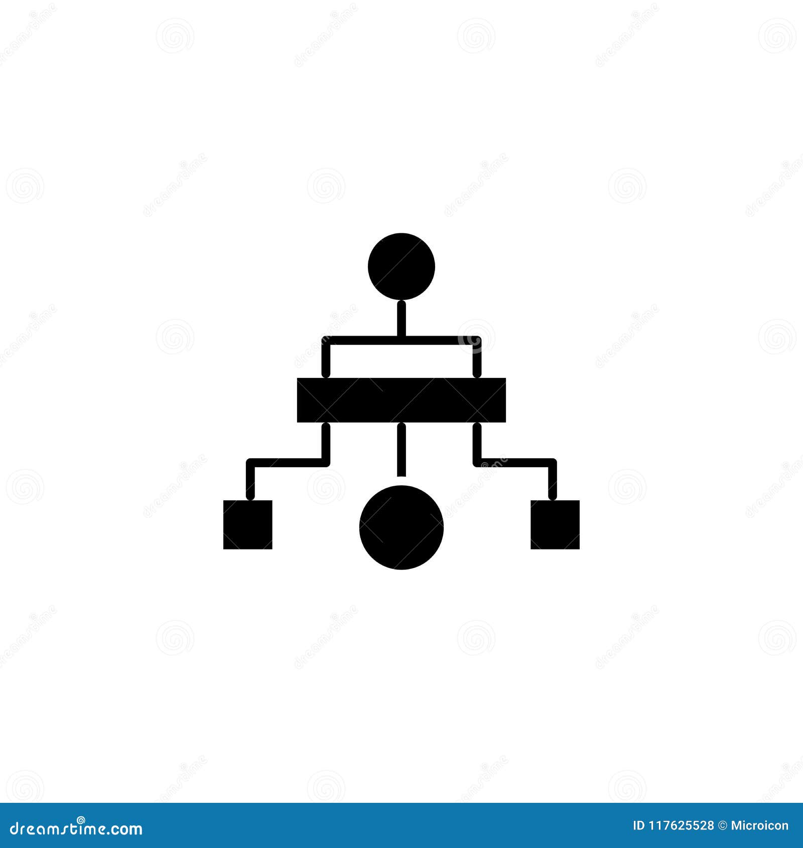 Hierarchical Diagram Black Icon Concept. Hierarchical Diagram Flat ... Hierarchical Diagram Black Icon Concept. Hierarchical Diagram Flat ...