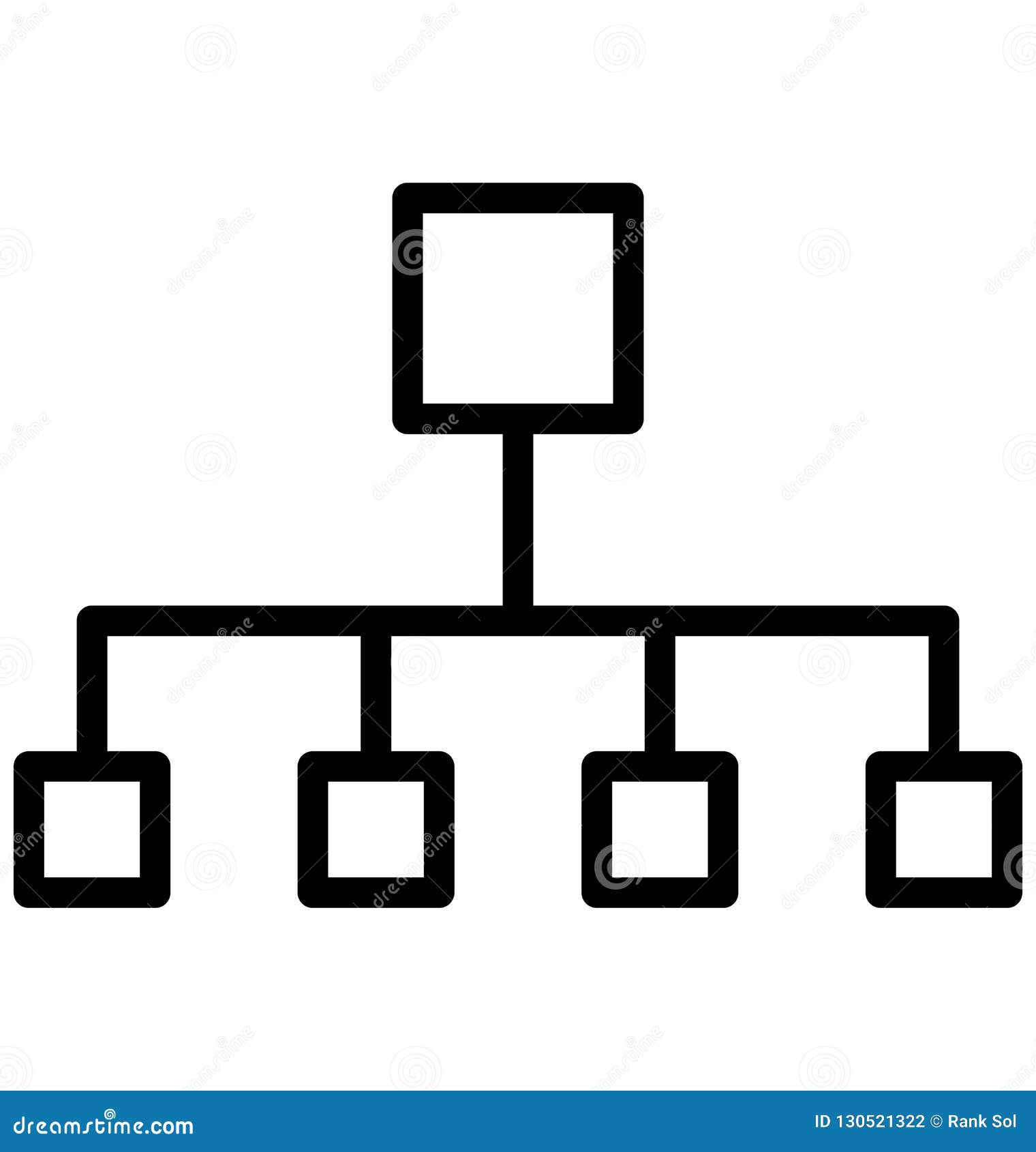 Hierarchical Network, Hierarchical Structure Isolated Vector Icon that ... Hierarchical Network, Hierarchical Structure Isolated Vector Icon that ...