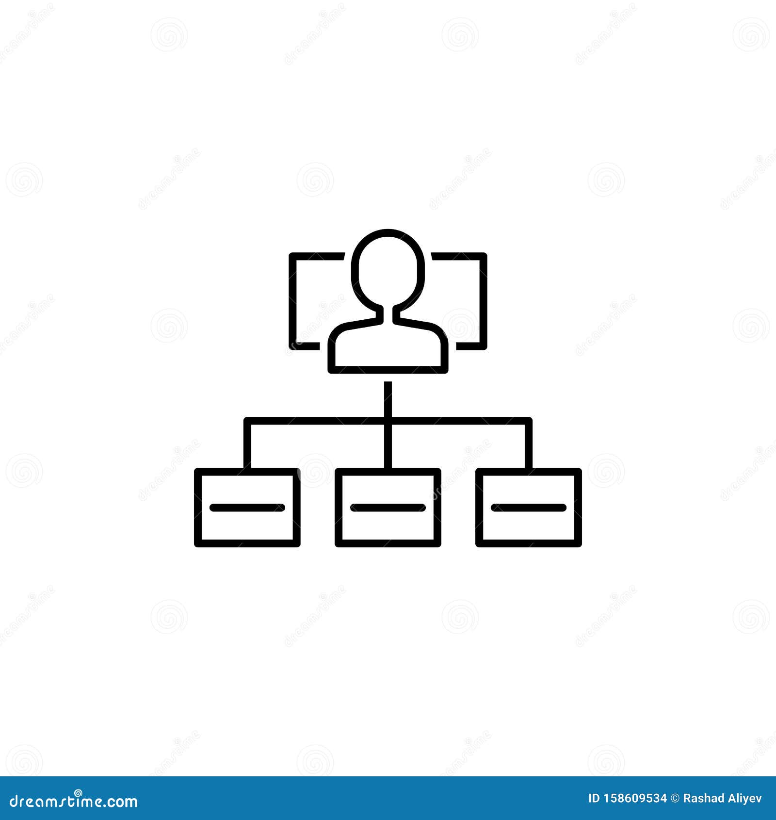 3 Layer Hierarchical Network Diagram Royalty-Free Stock Image ...