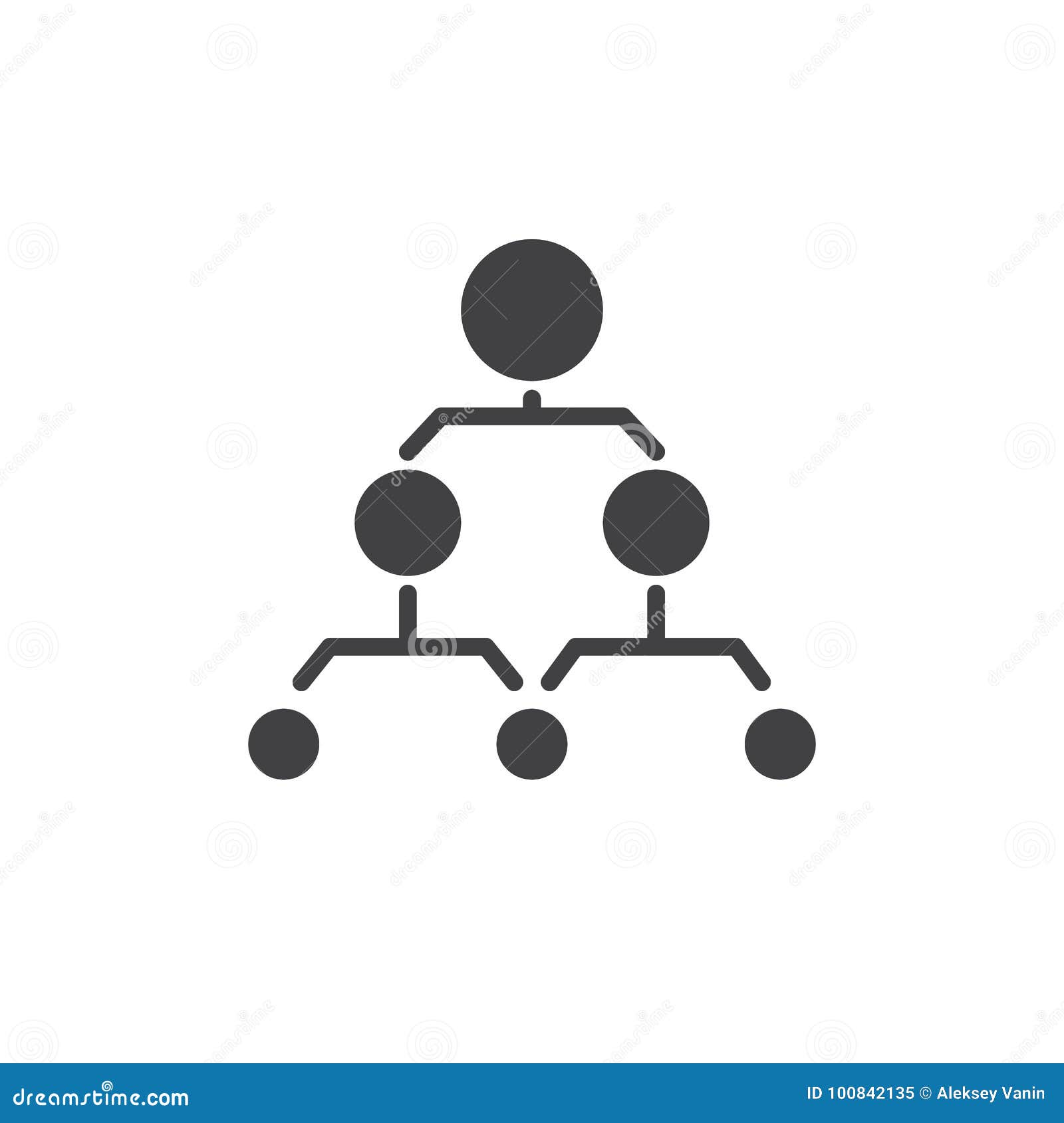 Hierarchical Structure Icon Vector Stock Vector - Illustration of chart ... Hierarchical Structure Icon Vector Stock Vector - Illustration of chart ...