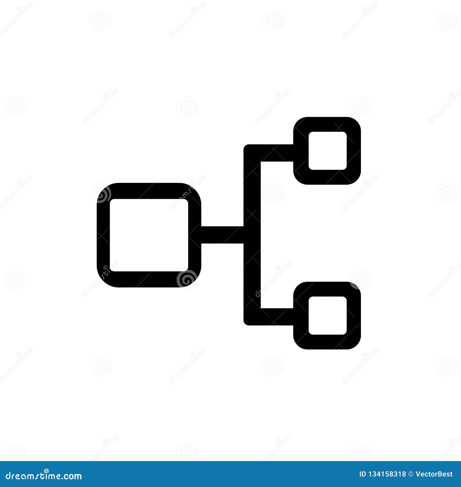 Hierarchical Structure Icon Vector Sign And Symbol Isolated On White ... Hierarchical Structure Icon Vector Sign And Symbol Isolated On White ...