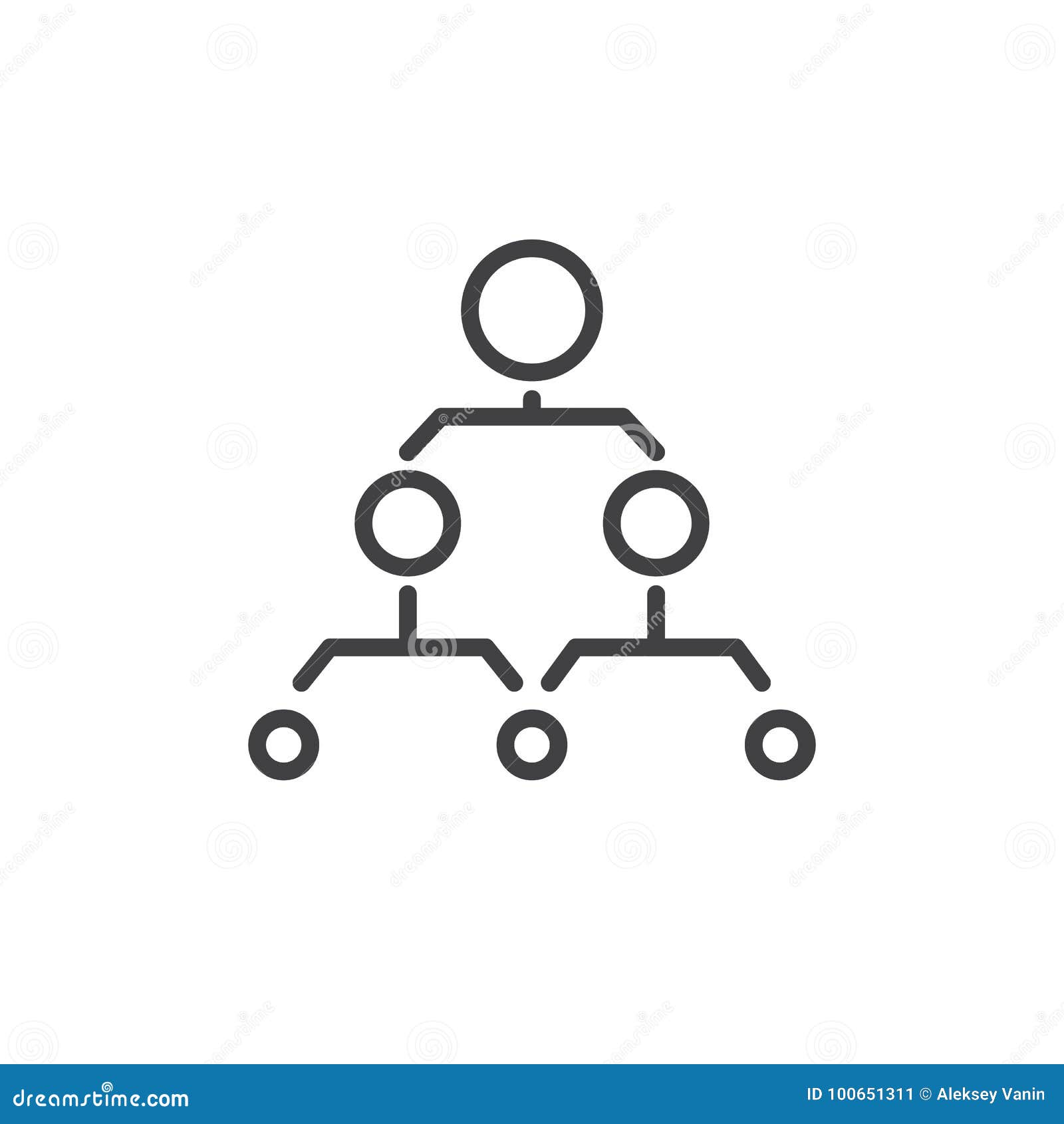 Hierarchical Structure Line Icon Stock Vector - Illustration of ... Hierarchical Structure Line Icon Stock Vector - Illustration of ...