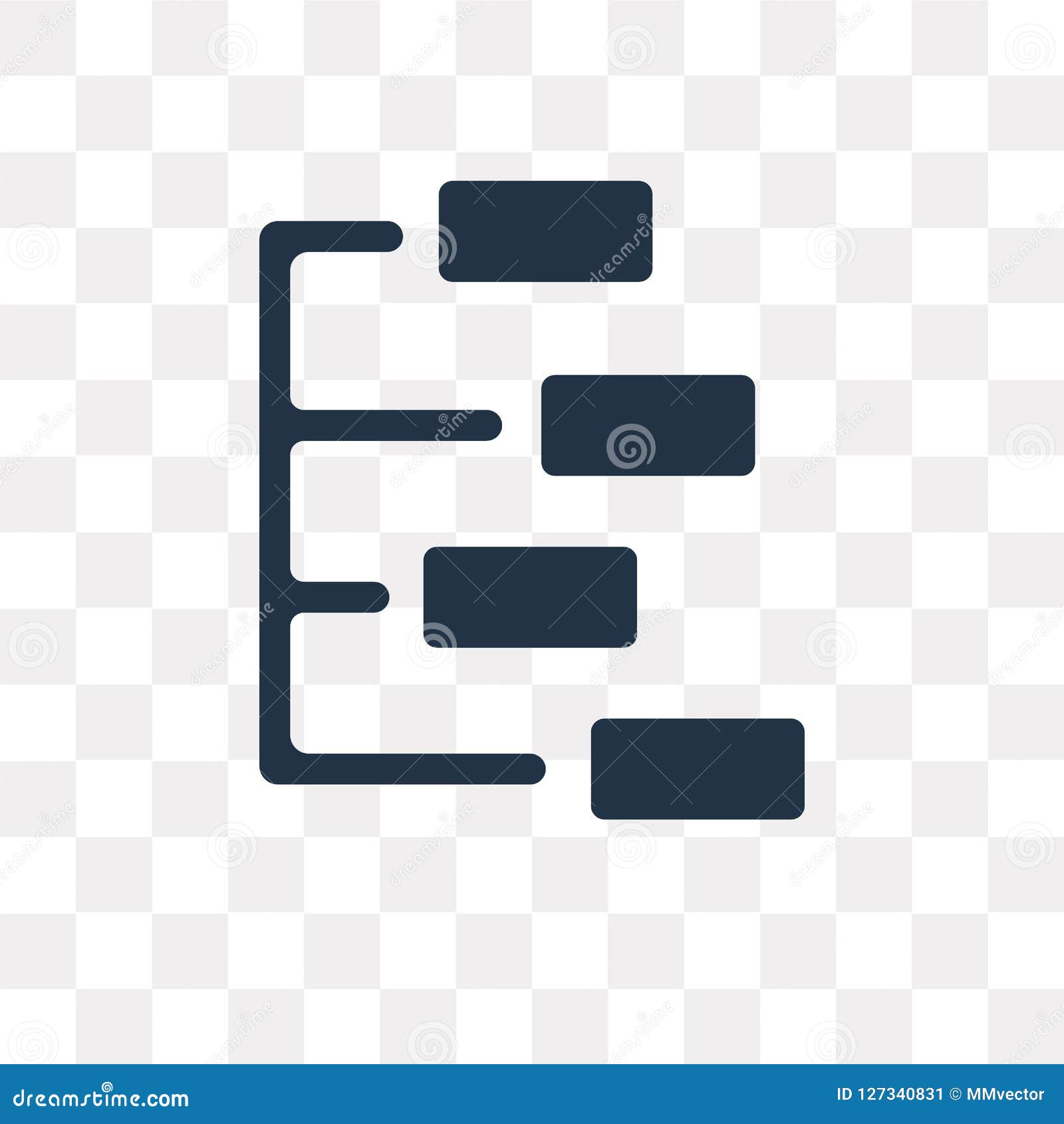 Hierarchical Structure Transparent Icon. Hierarchical Structure Cartoon ...