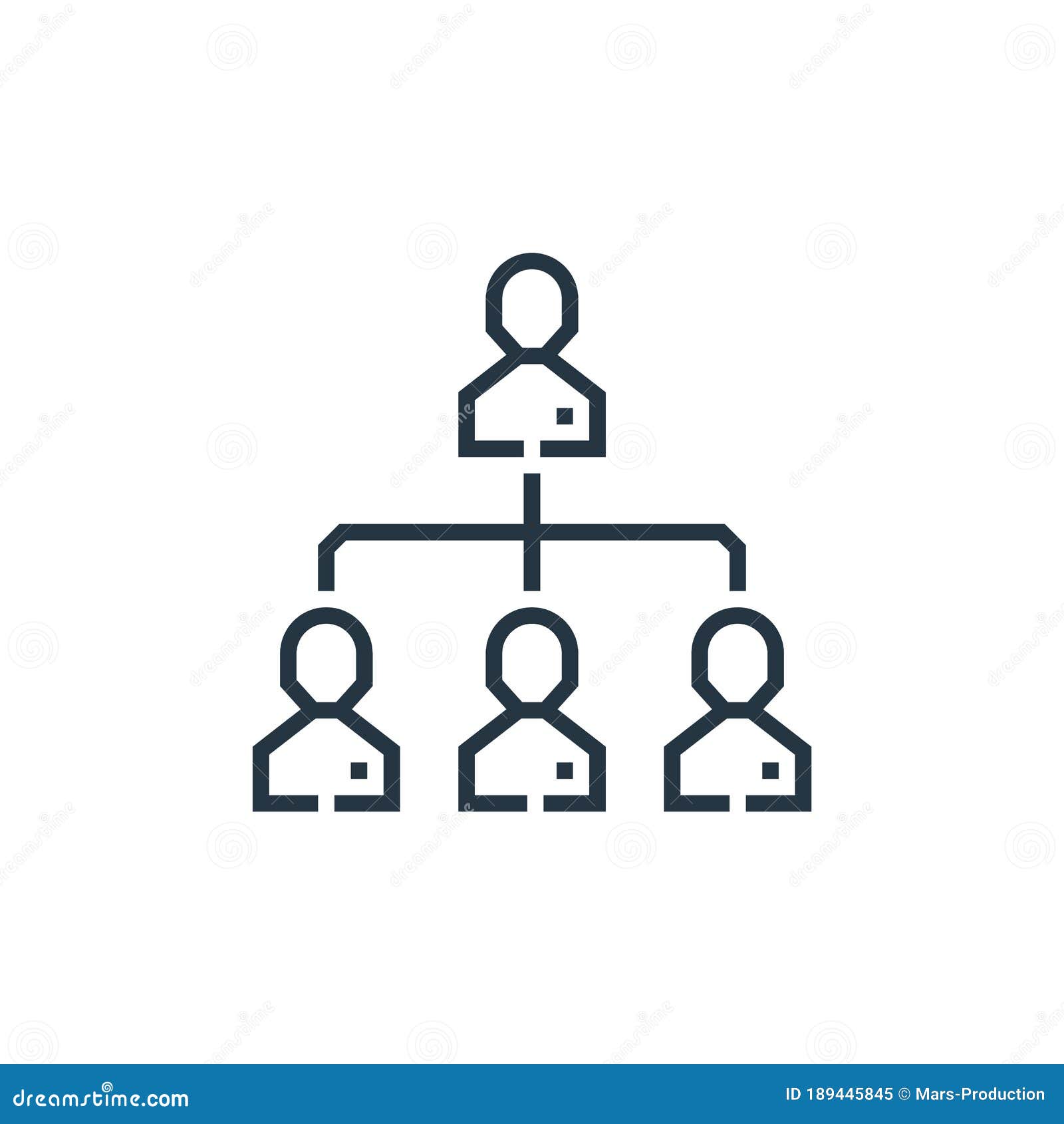 Hierarchical Structure Vector Icon Isolated On White Background ... Hierarchical Structure Vector Icon Isolated On White Background ...