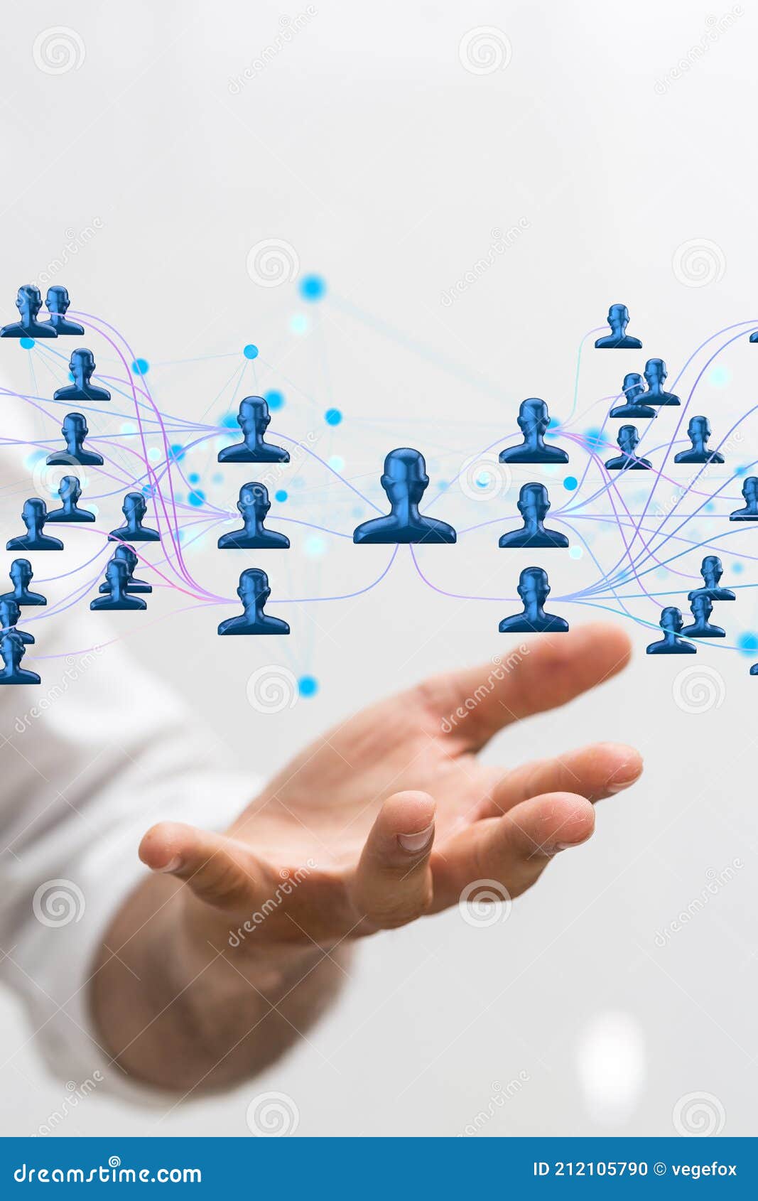 Hierarchy Connection Team Group 3d Stock Photo - Image of group ...