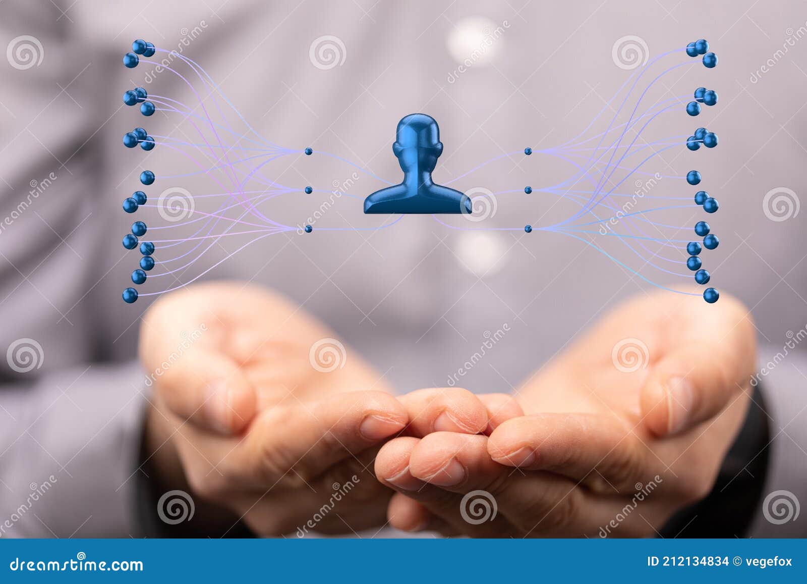 Hierarchy Connection Team Group Digital Stock Photo - Image of ...