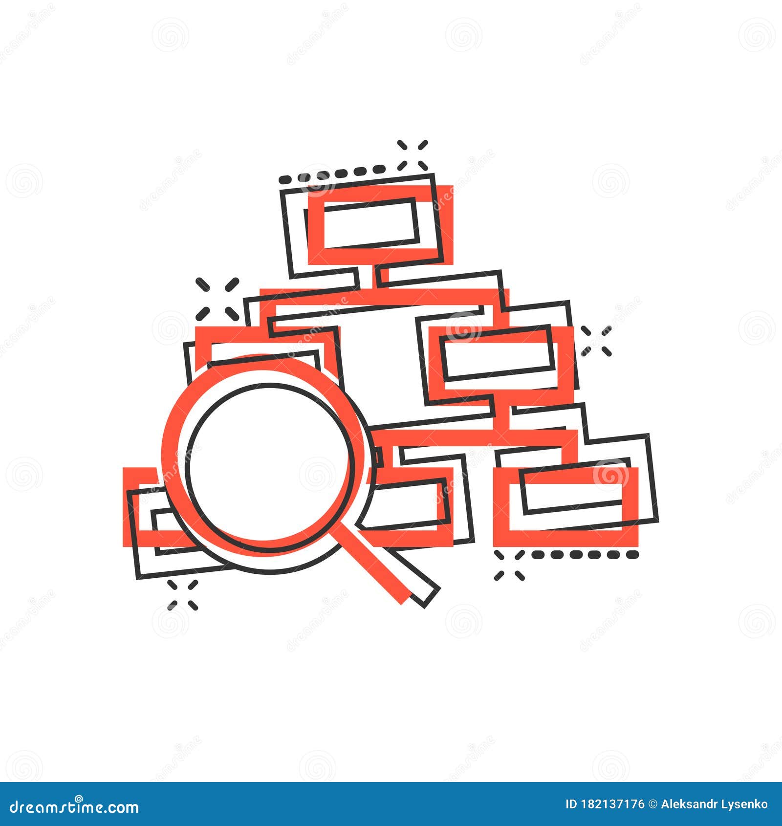 Hierarchy Diagram Icon. Flowchart Structure Vector. Process Layout ...