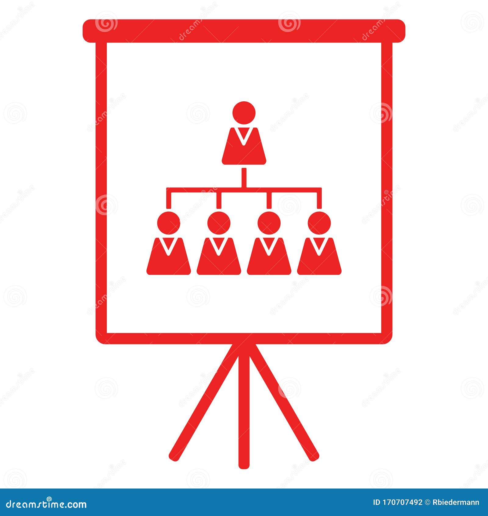 Hierarchy and flipchart stock vector. Illustration of hierarchy - 170707492