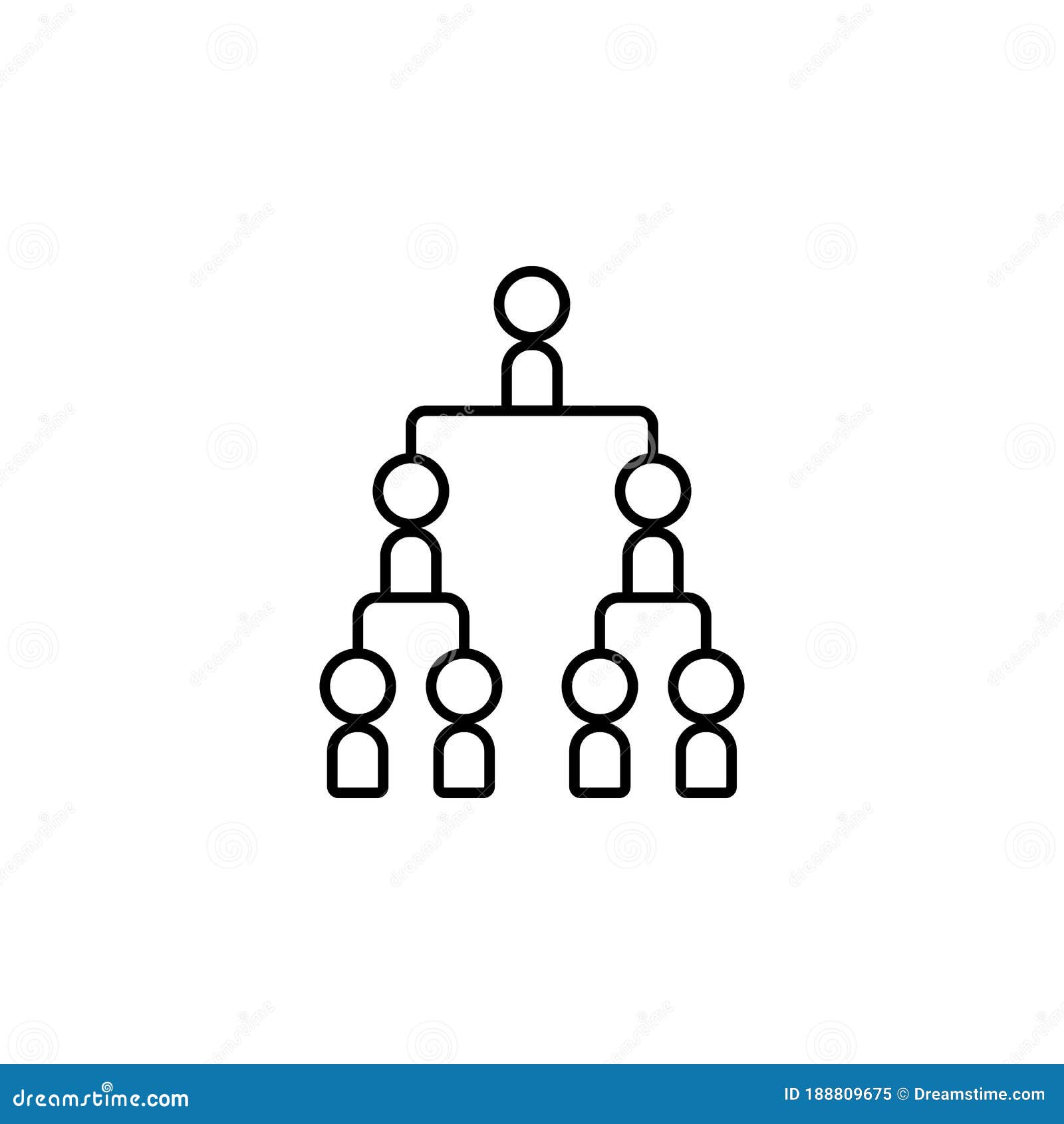 Hierarchy Icon. Element of Communication Icon for Mobile Concept and ...