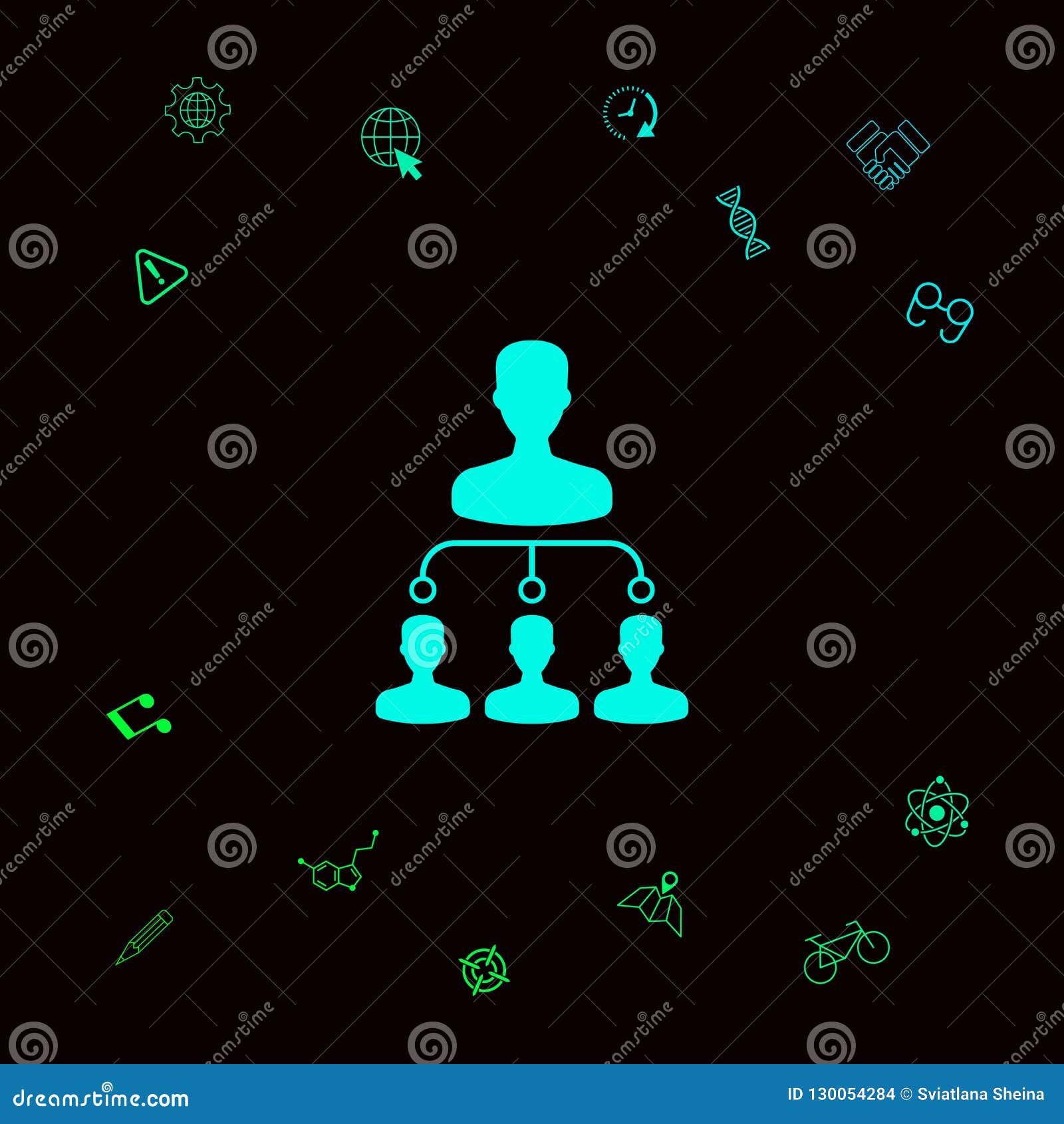 Hierarchy Icon Symbol . Graphic Elements for Your Designt Stock Vector ...