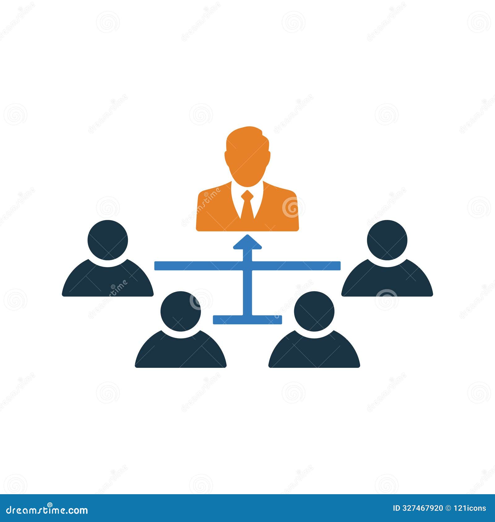 Hierarchy Icon Design, Flowchart Vector, Workflow Icon | CartoonDealer.com #321767307