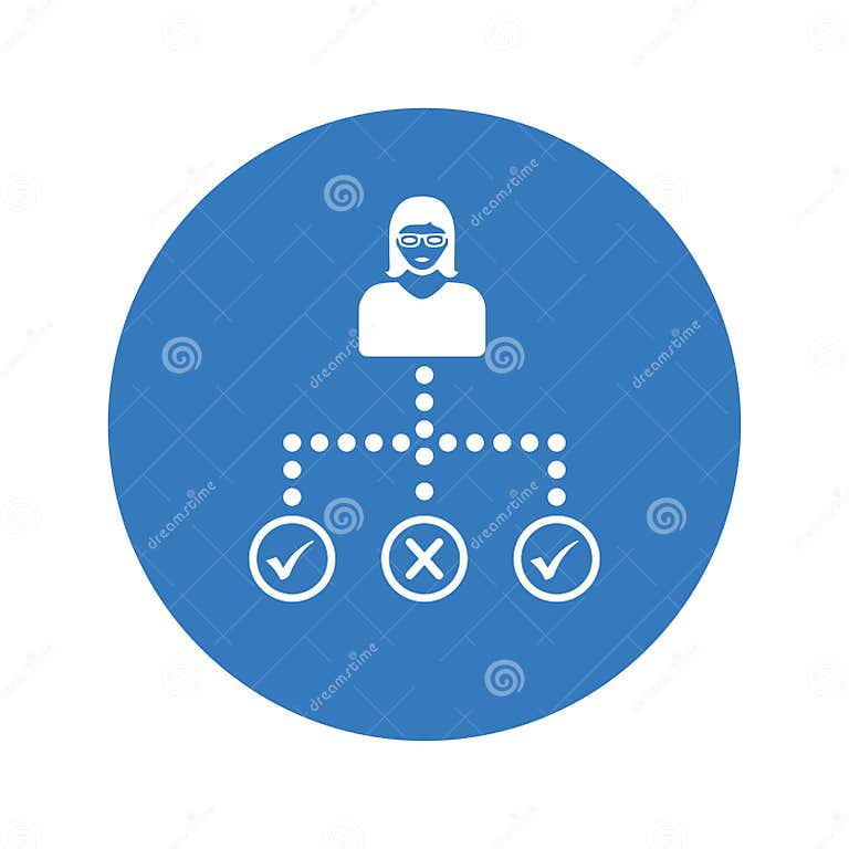 Hierarchy, Organization, Structure Blue Icon Stock Vector ...