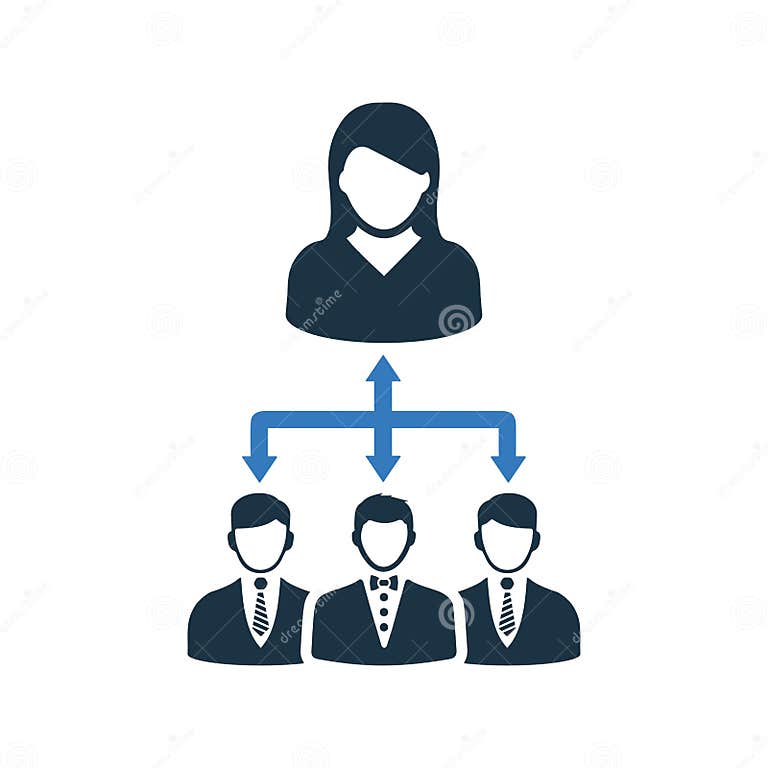 Hierarchy, Organization, Team Icon. Editable Vector Graphics Stock ...