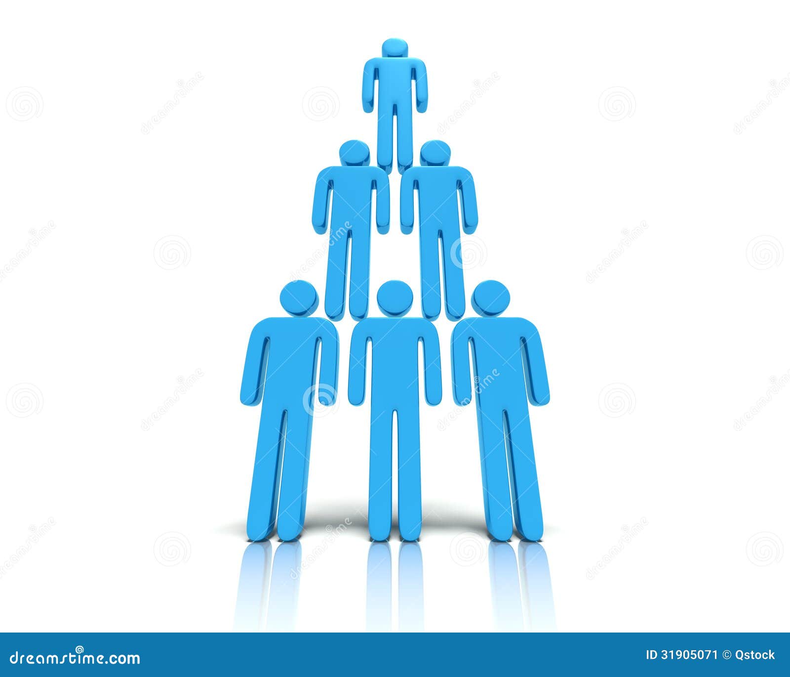 Hierarchy of people. stock illustration. Illustration of line - 31905071