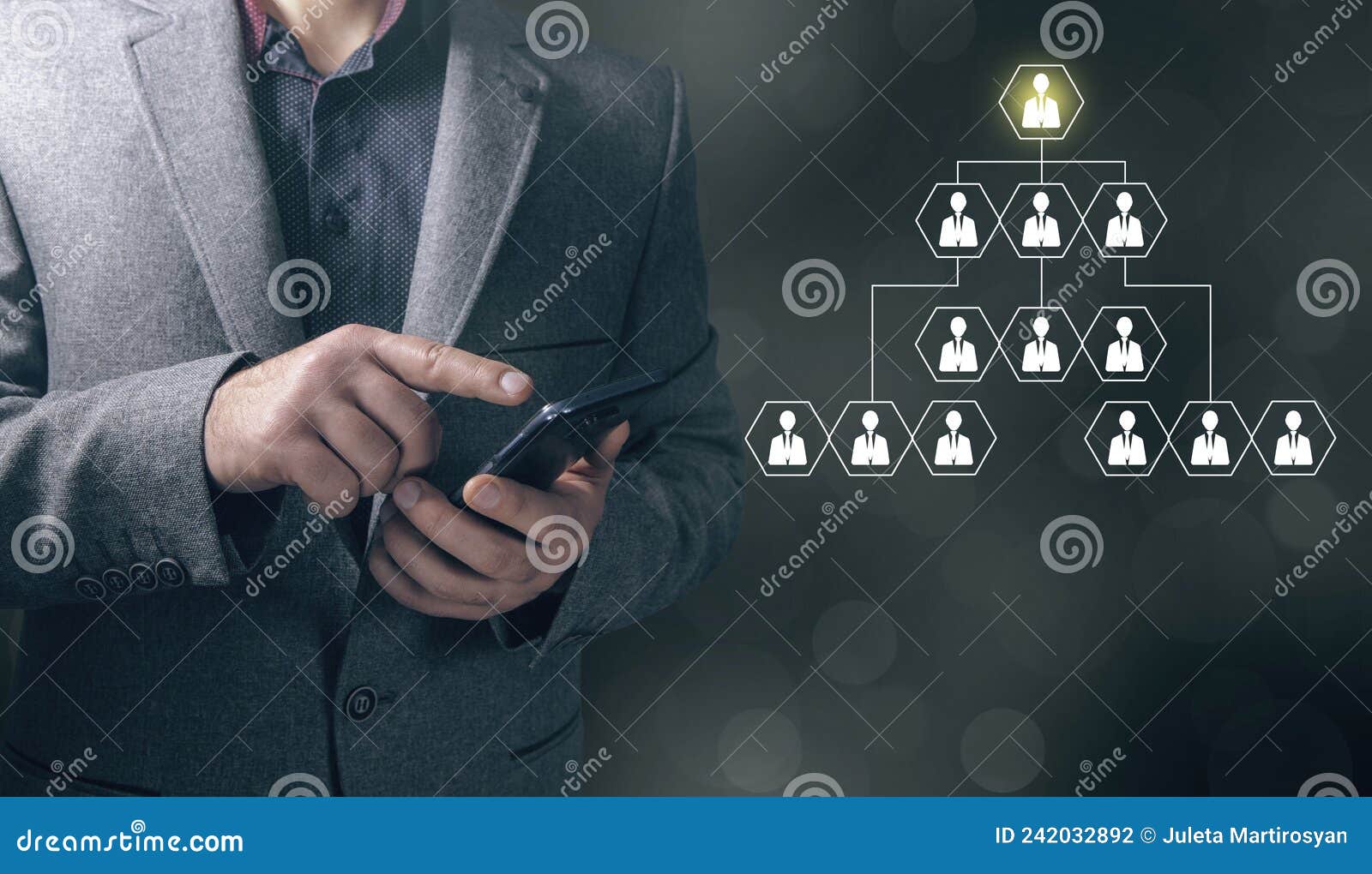 Hierarchy of People. Illustration Stock Photo - Image of family, social ...