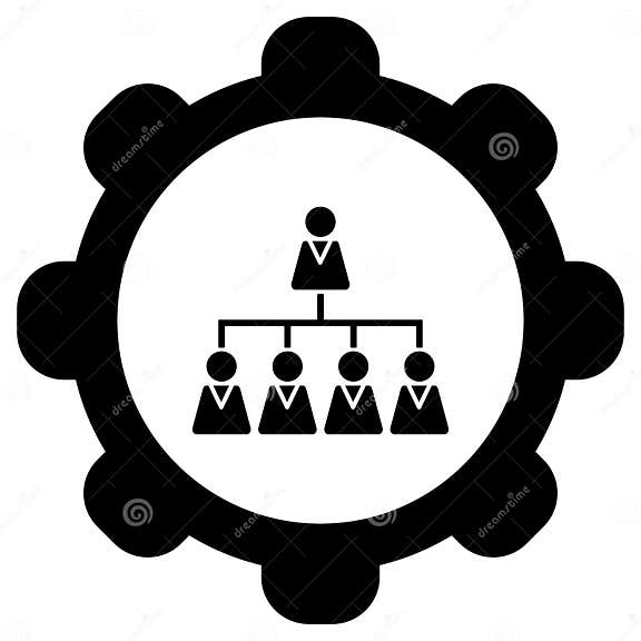 Hierarchy and wheel stock vector. Illustration of team - 244730925