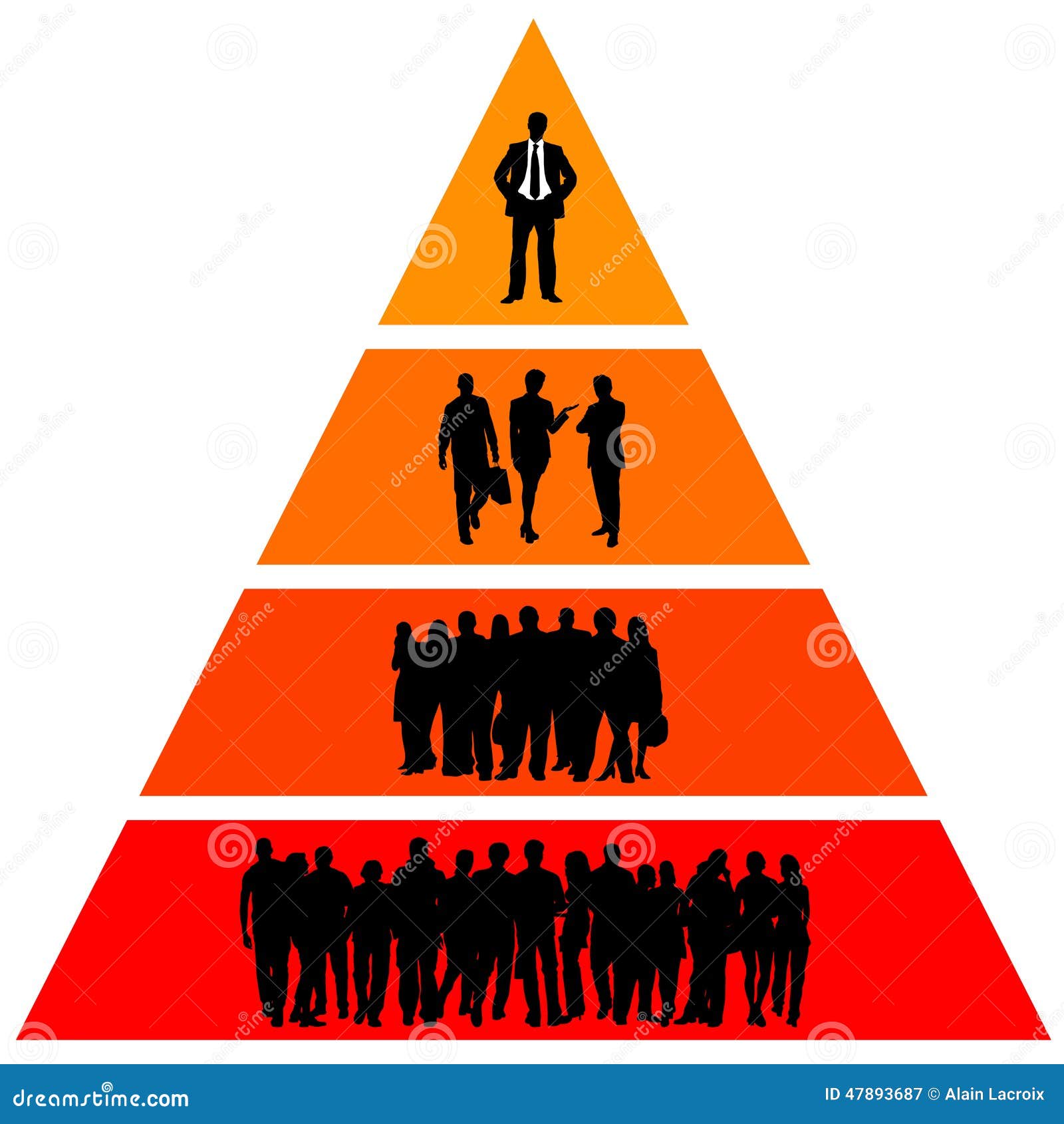 Hierarki stock illustrationer. Illustration av administration - 47893687