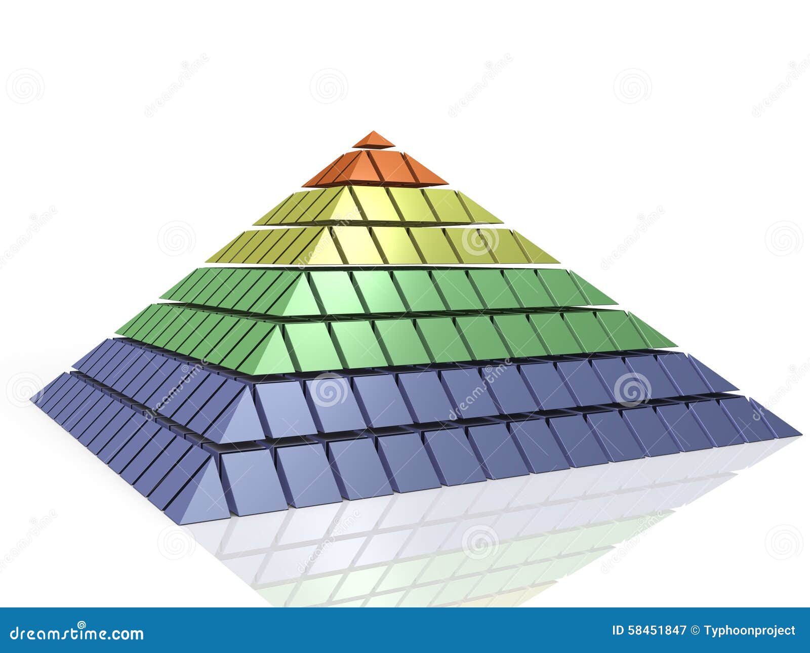 Hierarquia ilustração stock. Ilustração de sistema, conceito - 58451847