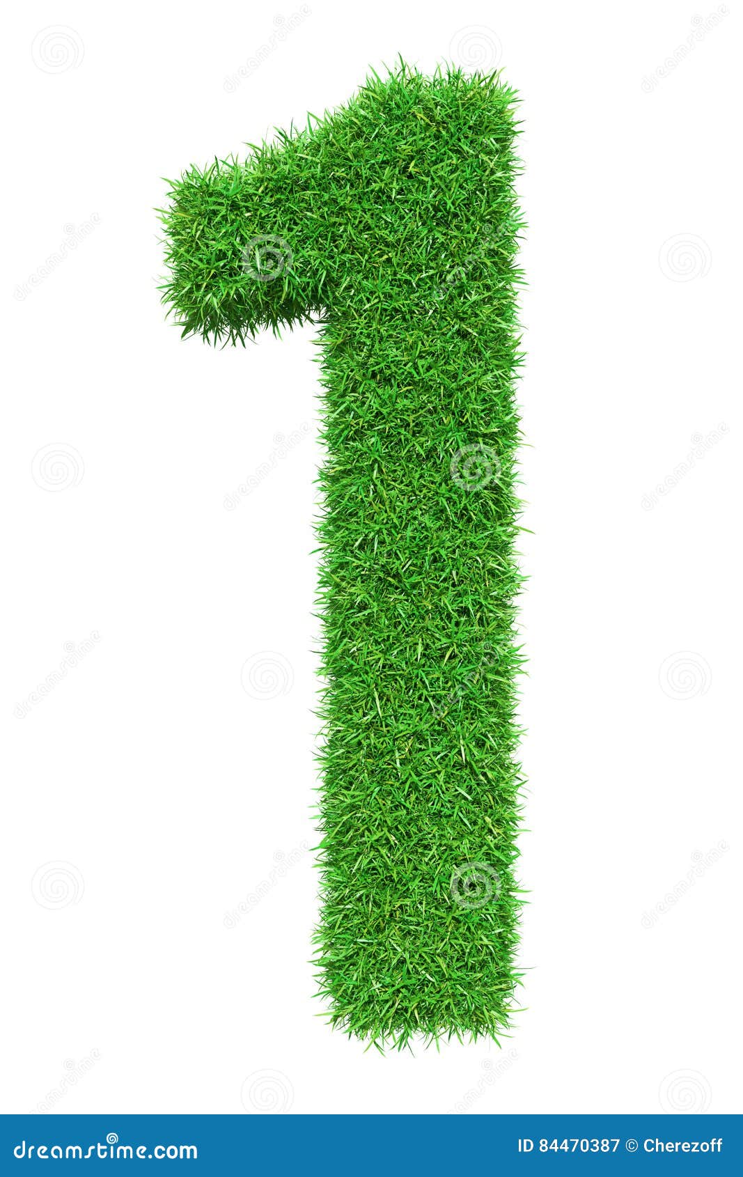 Hierba verde número 1 stock de ilustración. Ilustración de travieso ...