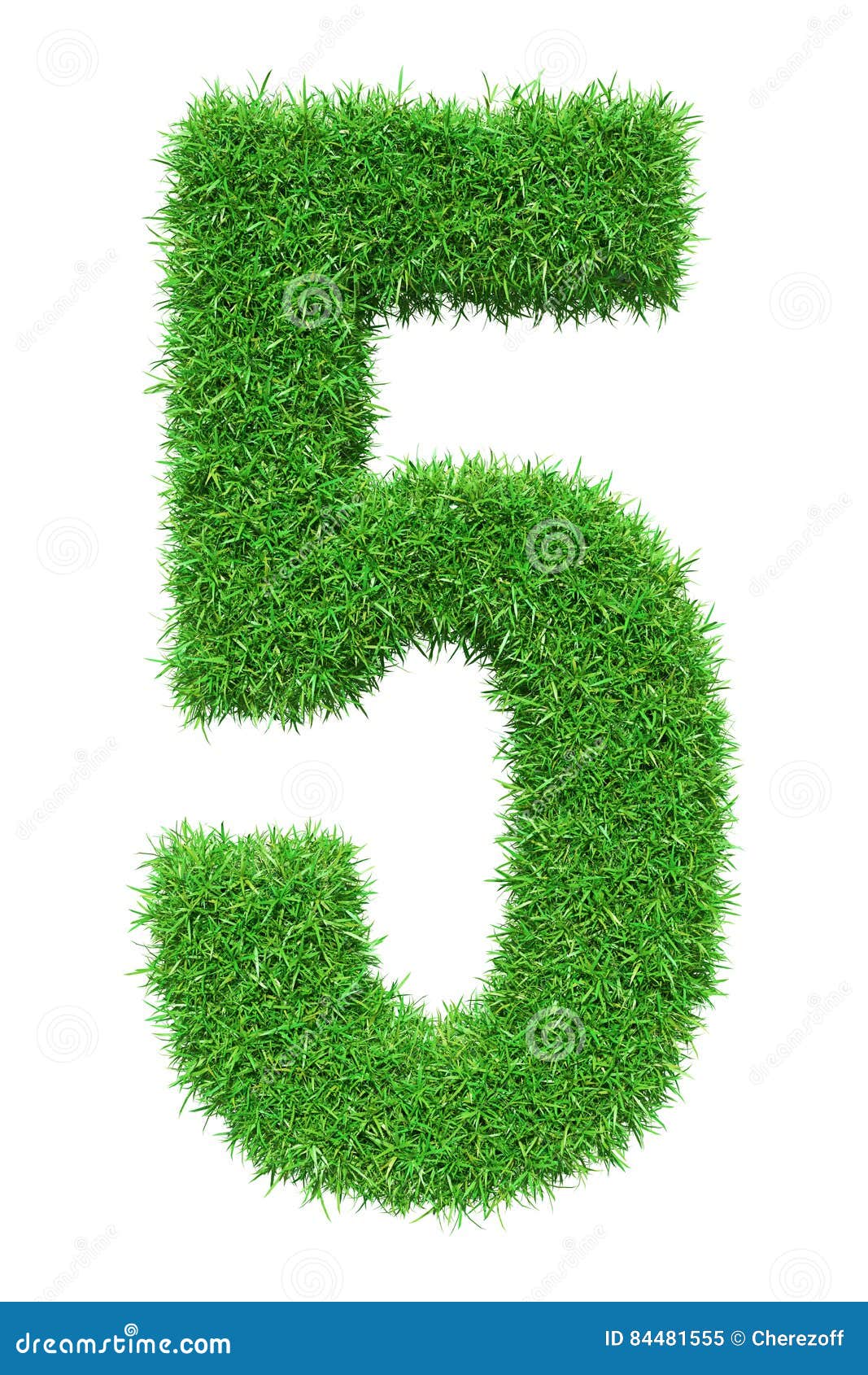 Hierba verde número 5 stock de ilustración. Ilustración de hierba ...